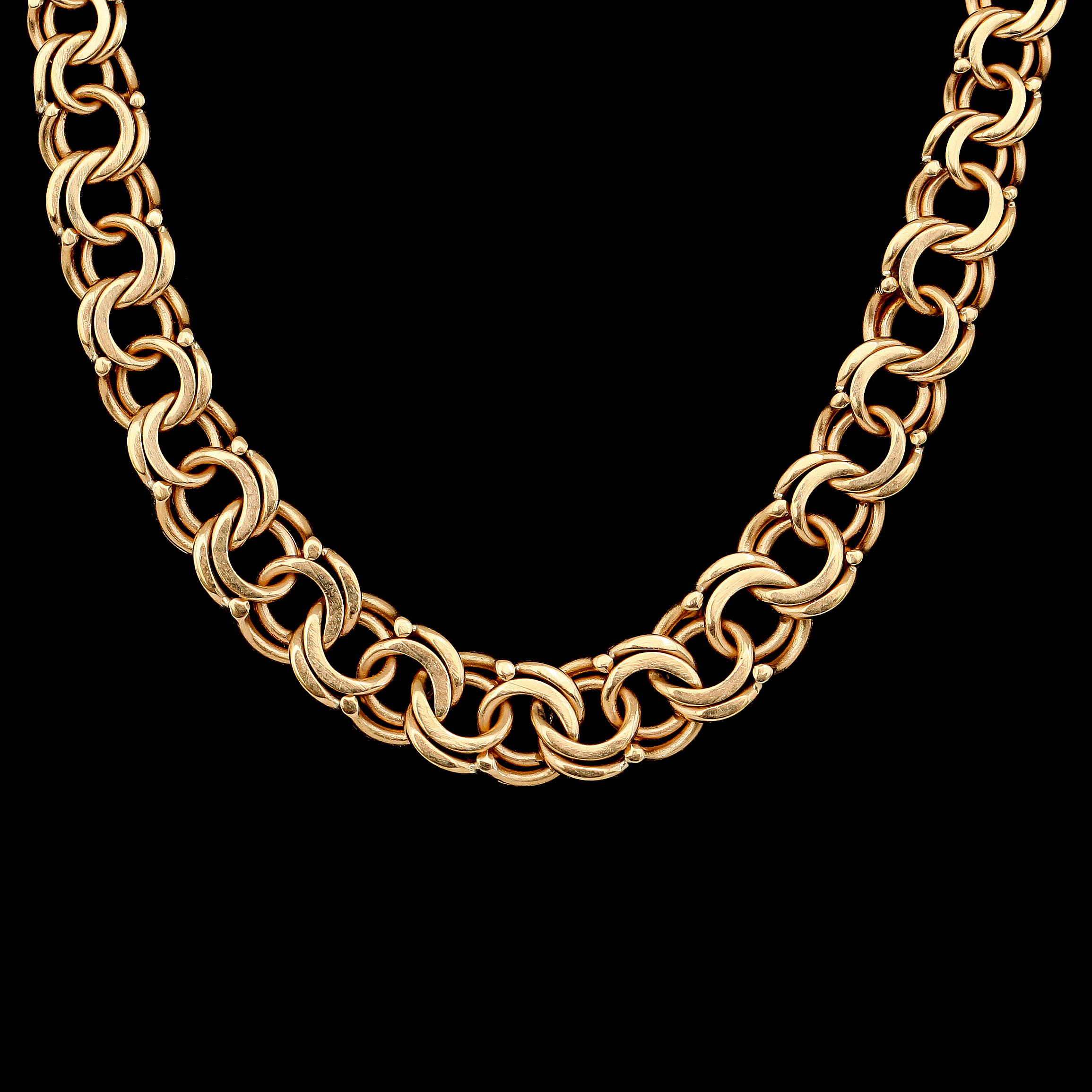 COLLIER, 18K guld, svenska stämplar 1966. Vikt ca 15 g. - Bukowskis