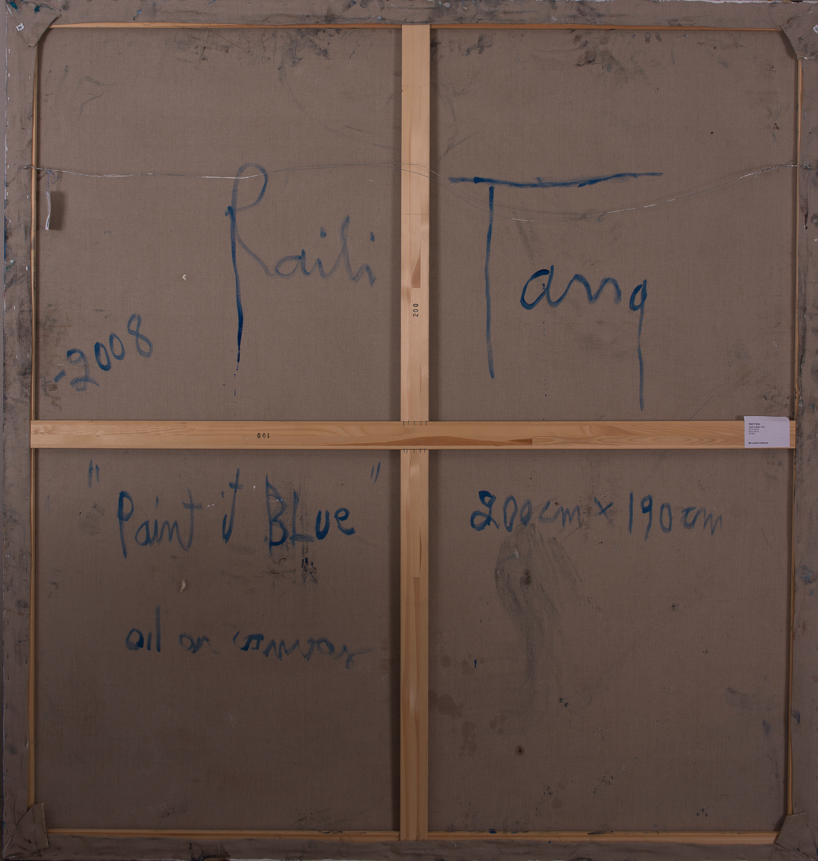 RAILI TANG, "PAINT IT BLUE". - Bukowskis