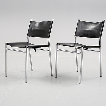 STOLAR, 2 st, "SE06", Martin Visser för Spectrum, 1960-70-tal. - Bukowskis