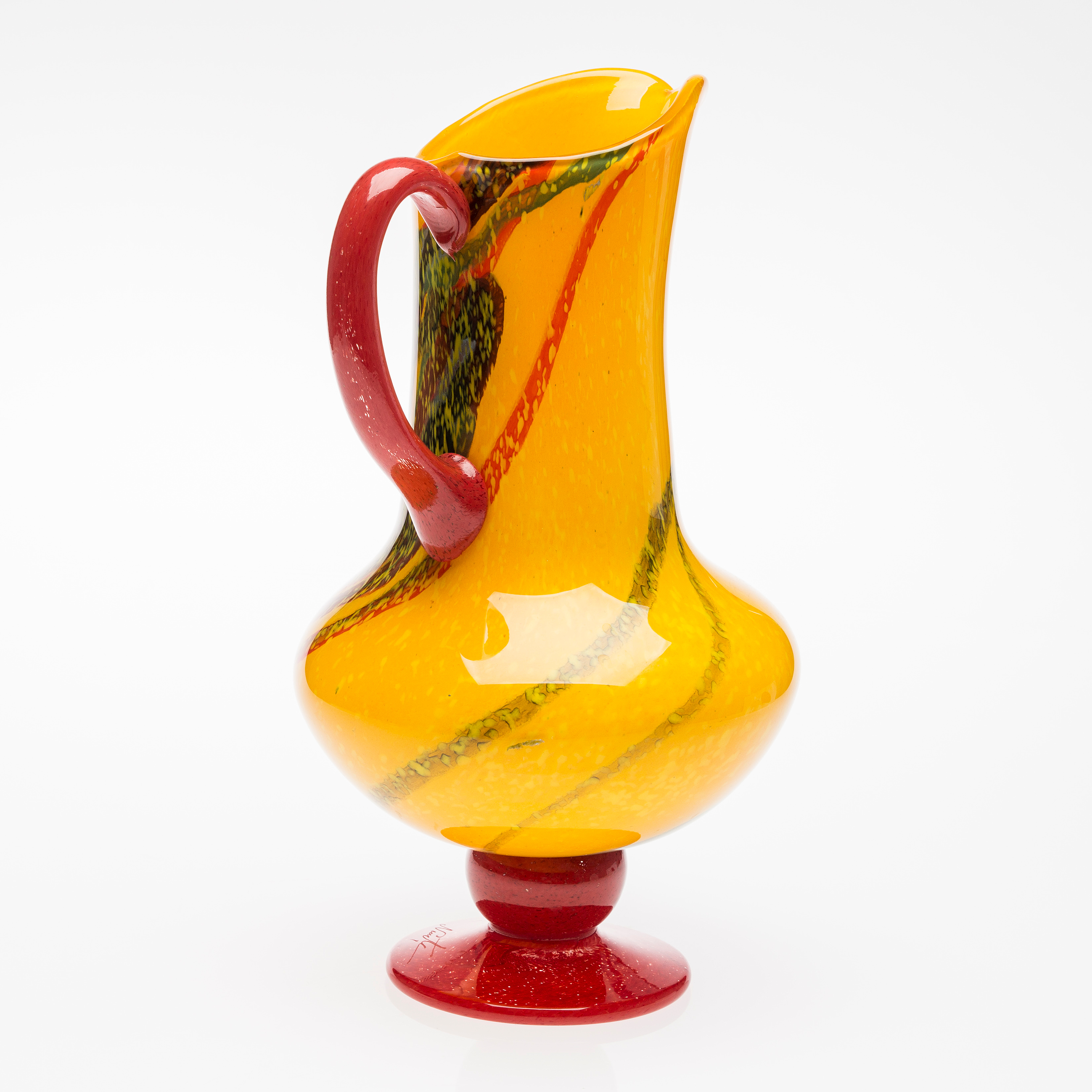 KANNA, glas, signerad, 1990-luku. - Bukowskis