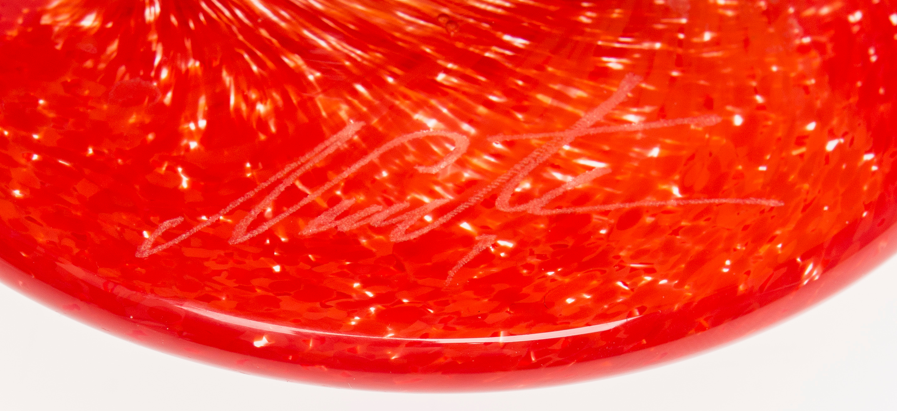 KANNA, glas, signerad, 1990-luku. - Bukowskis