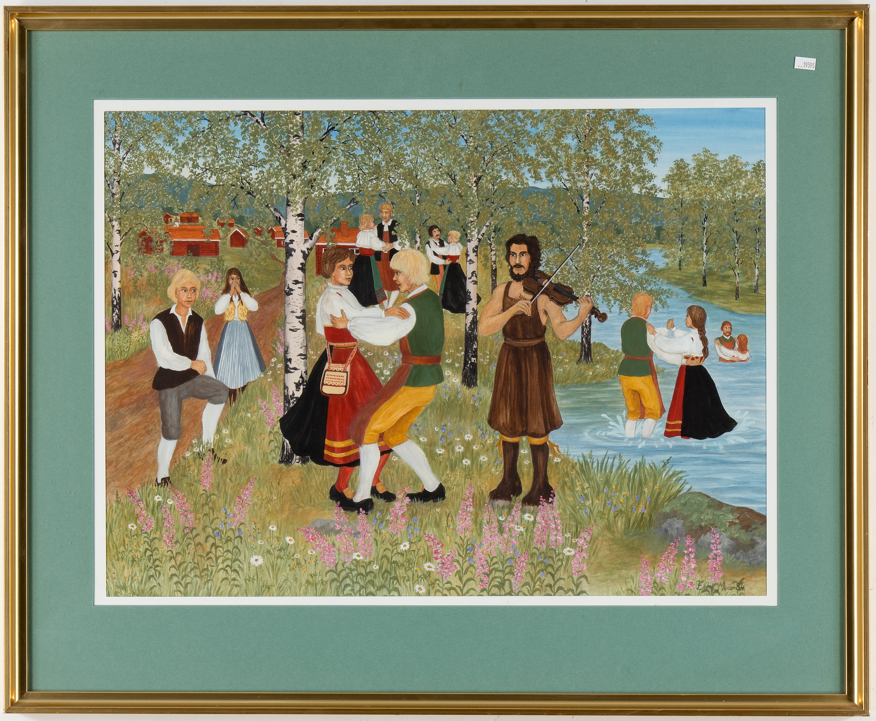 ERKERS MARIE PERSSON, gouache, signerad och daterad -84. - Bukowskis