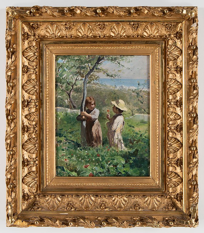 Georg Pauli, Playing children. - Bukowskis