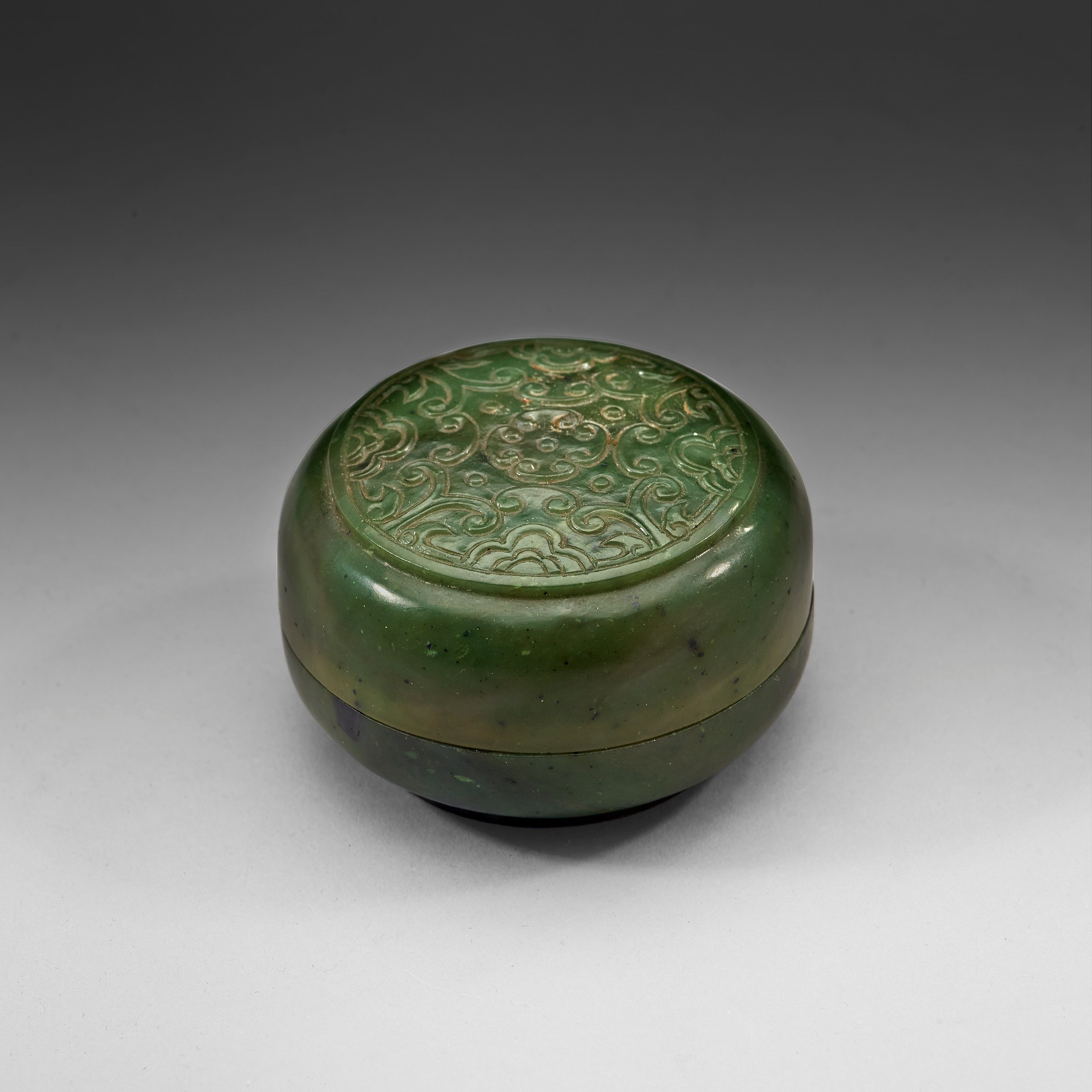 ASK med LOCK, nefrit. Kina, 1900-tal. - Bukowskis