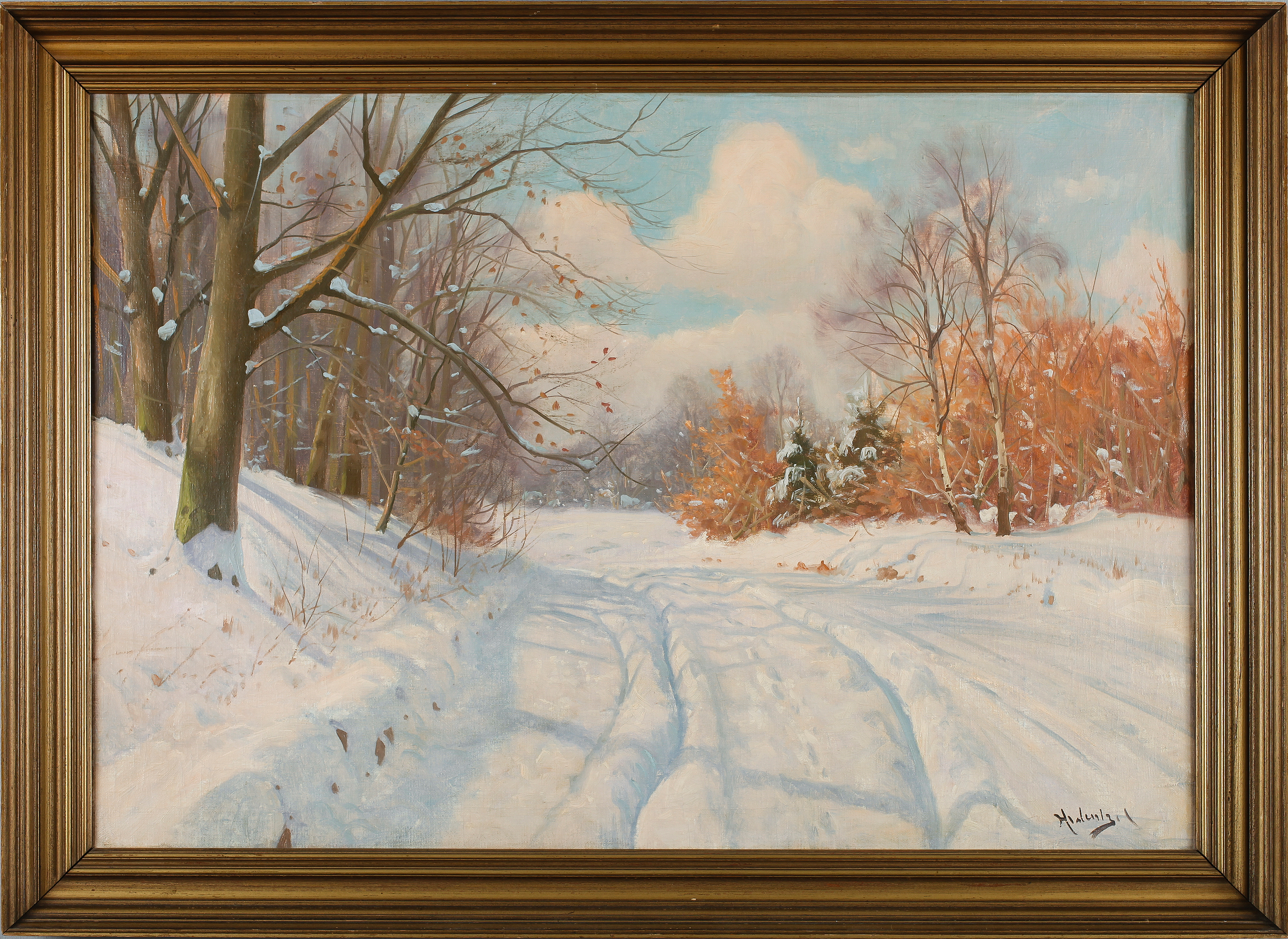 HARALD WENTZEL, olja på duk, signerad. - Bukowskis