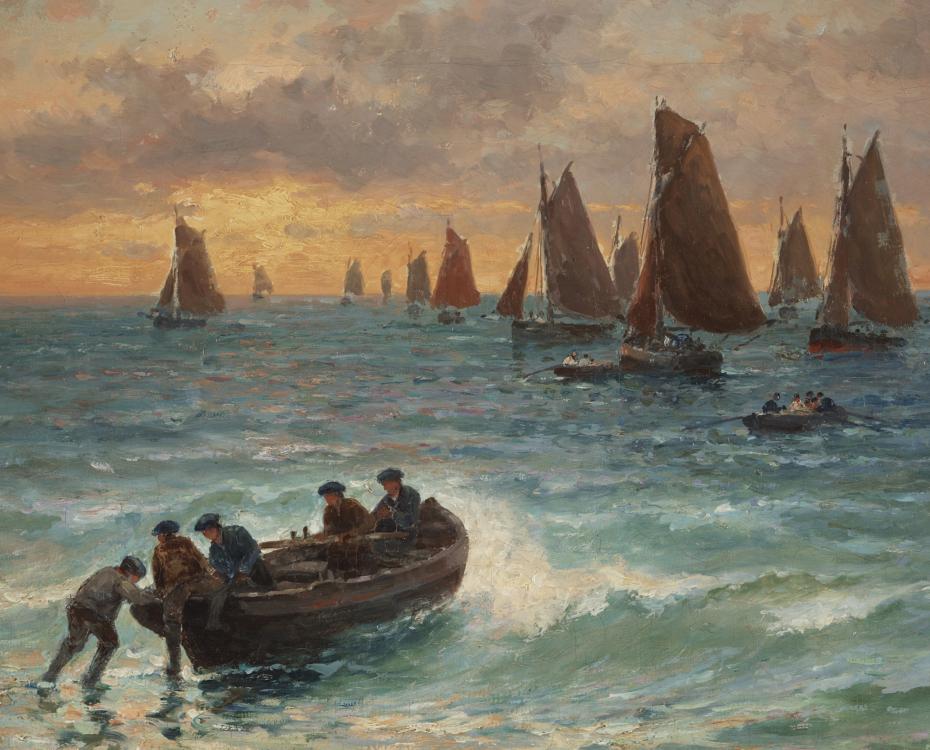 LOUIS TIMMERMANS, Oil on canvas, signed and dated 1909. - Bukowskis