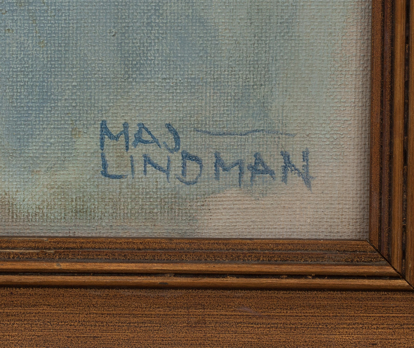 MAJ LINDMAN, olja på duk, signerad. "LARS 1935". - Bukowskis