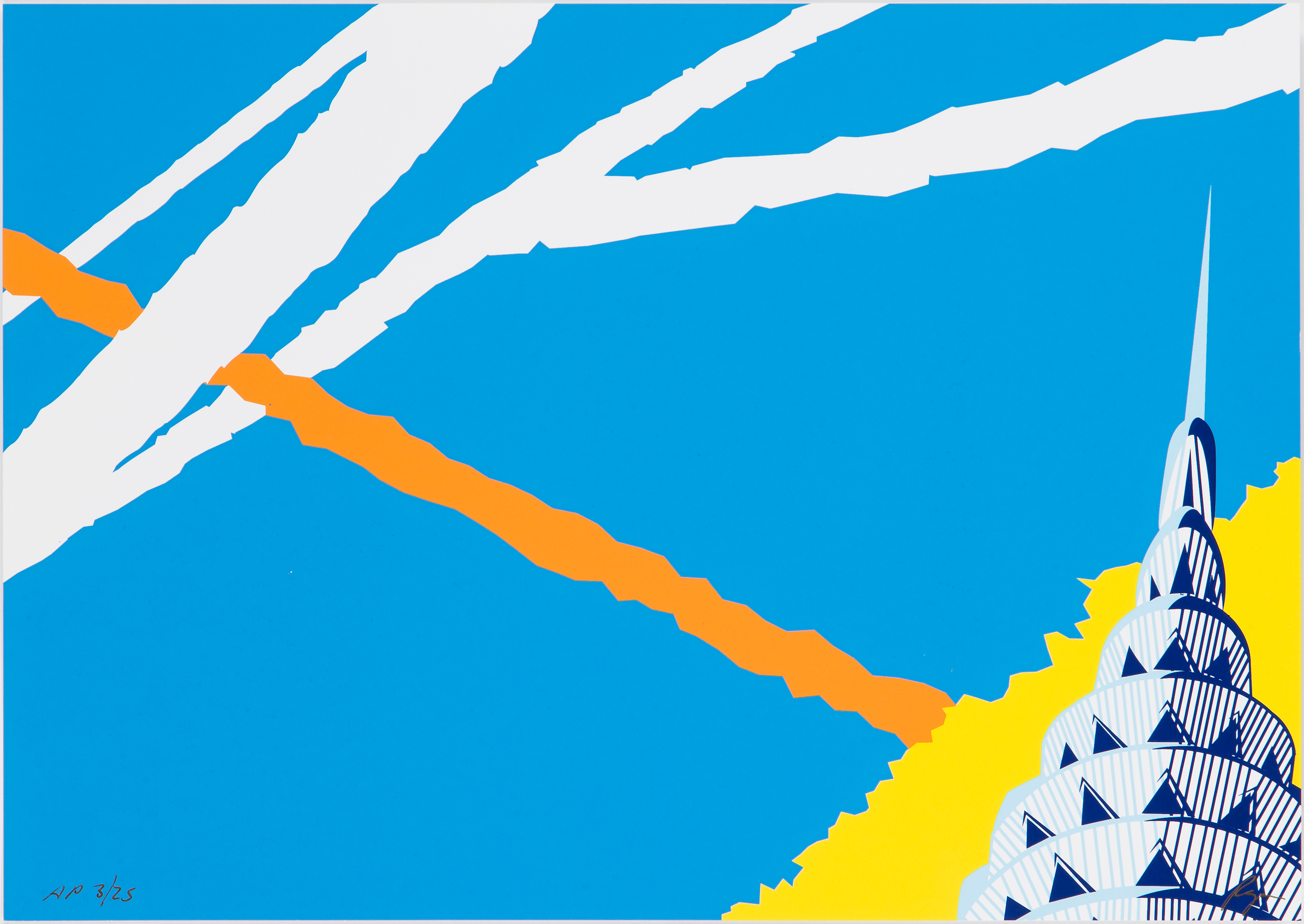 RICHARD RYAN, serigrafi, ur serien "Manhattan Octaves", signerad och ...