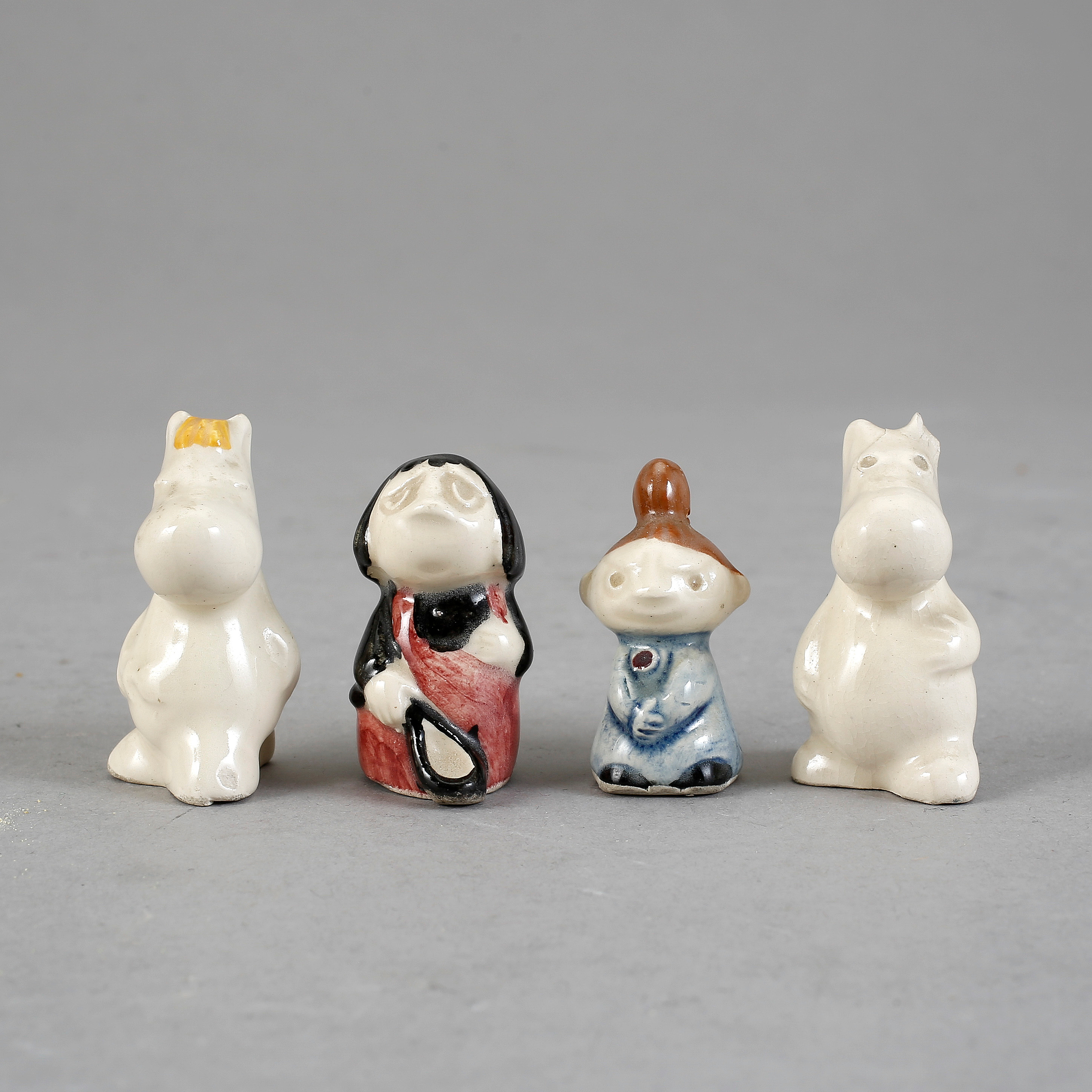 FIGURINER, "Mumin", Signe Hammarsten-Jansson, Arabia, 1950-tal. - Bukowskis