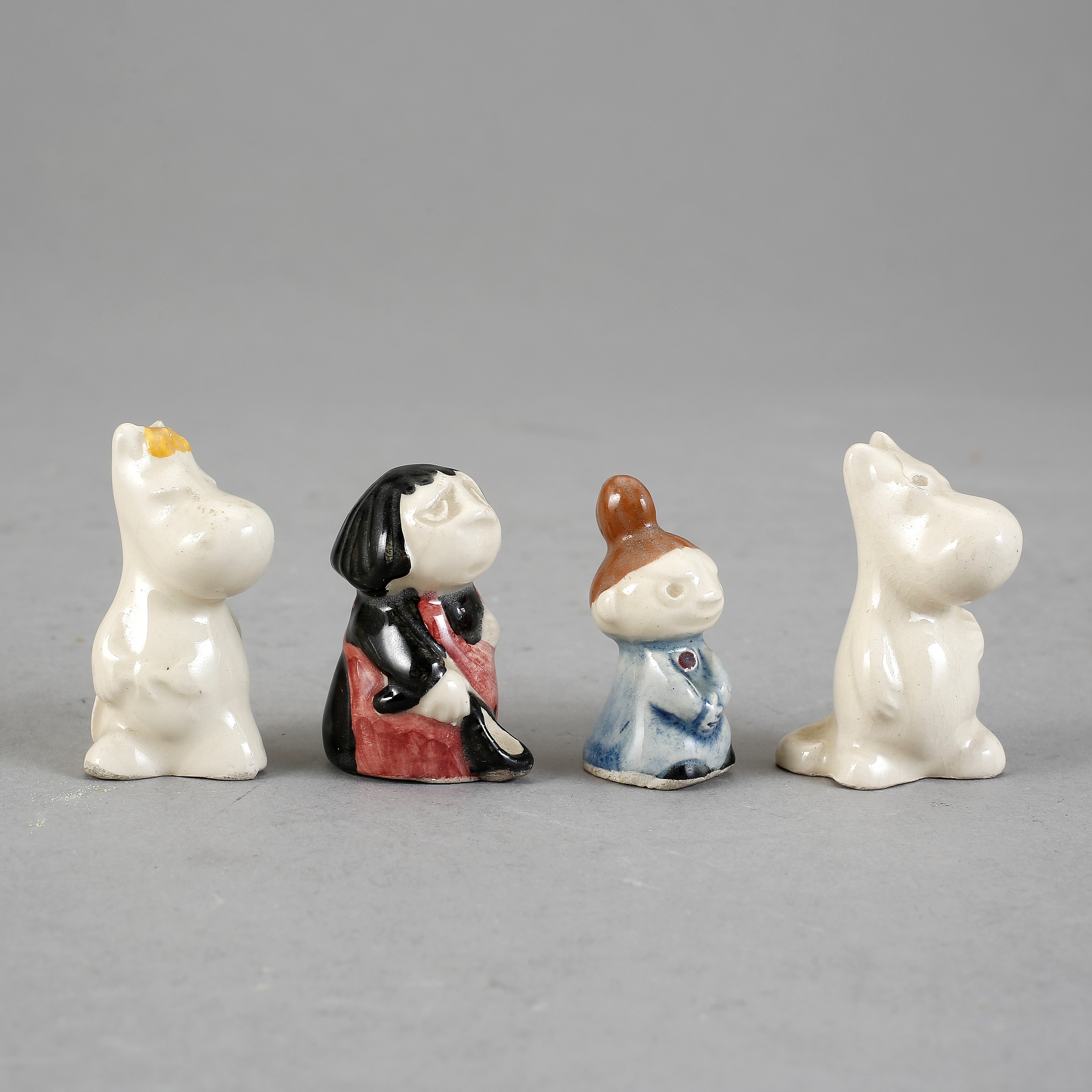 FIGURINER, "Mumin", Signe Hammarsten-Jansson, Arabia, 1950-tal. - Bukowskis