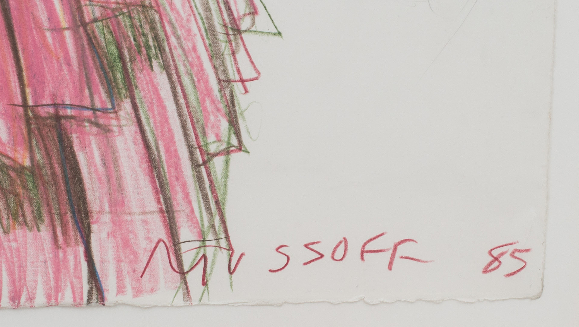 JODY MUSSOFF, blandteknik, signerad och daterad -85. - Bukowskis