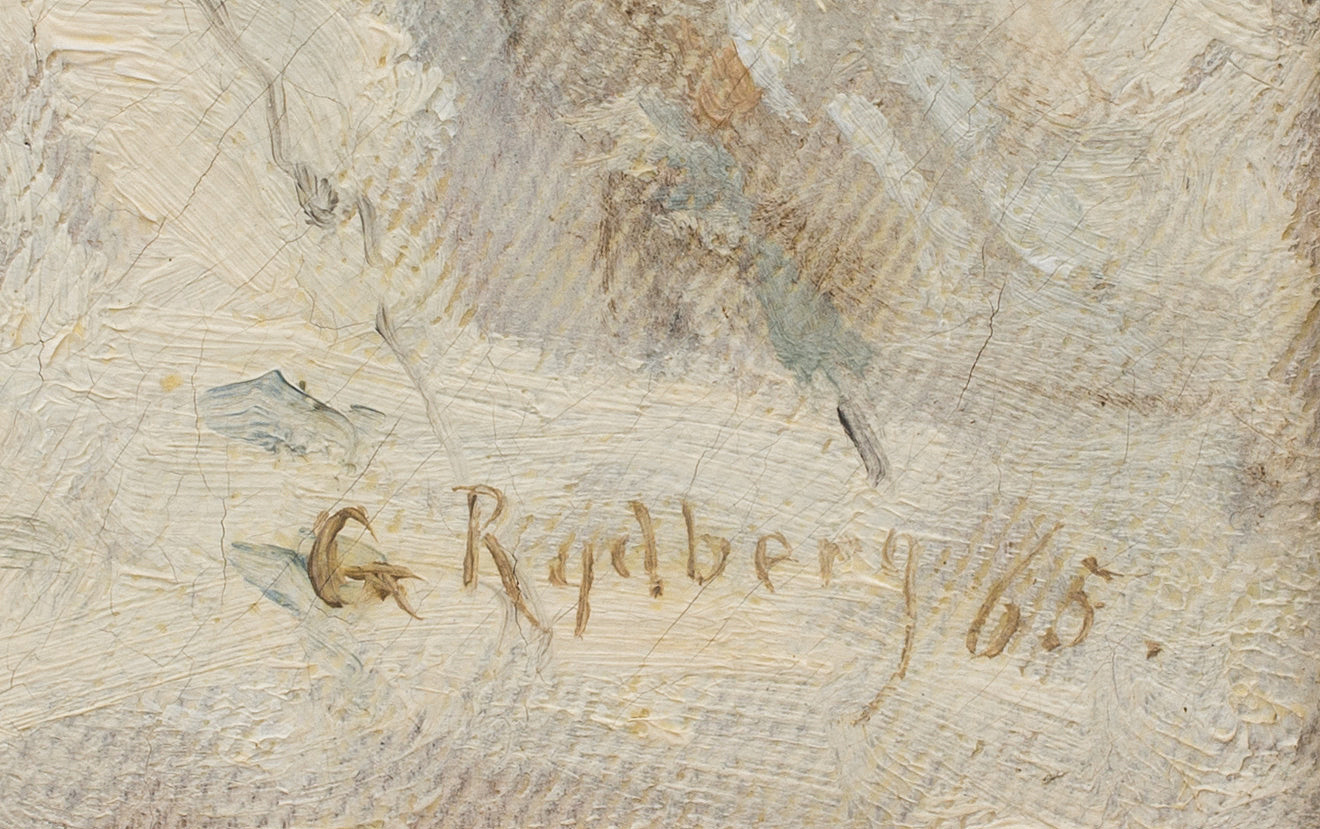 GUSTAF RYDBERG, oljemålning på duk, signerad och daterad 65. - Bukowskis