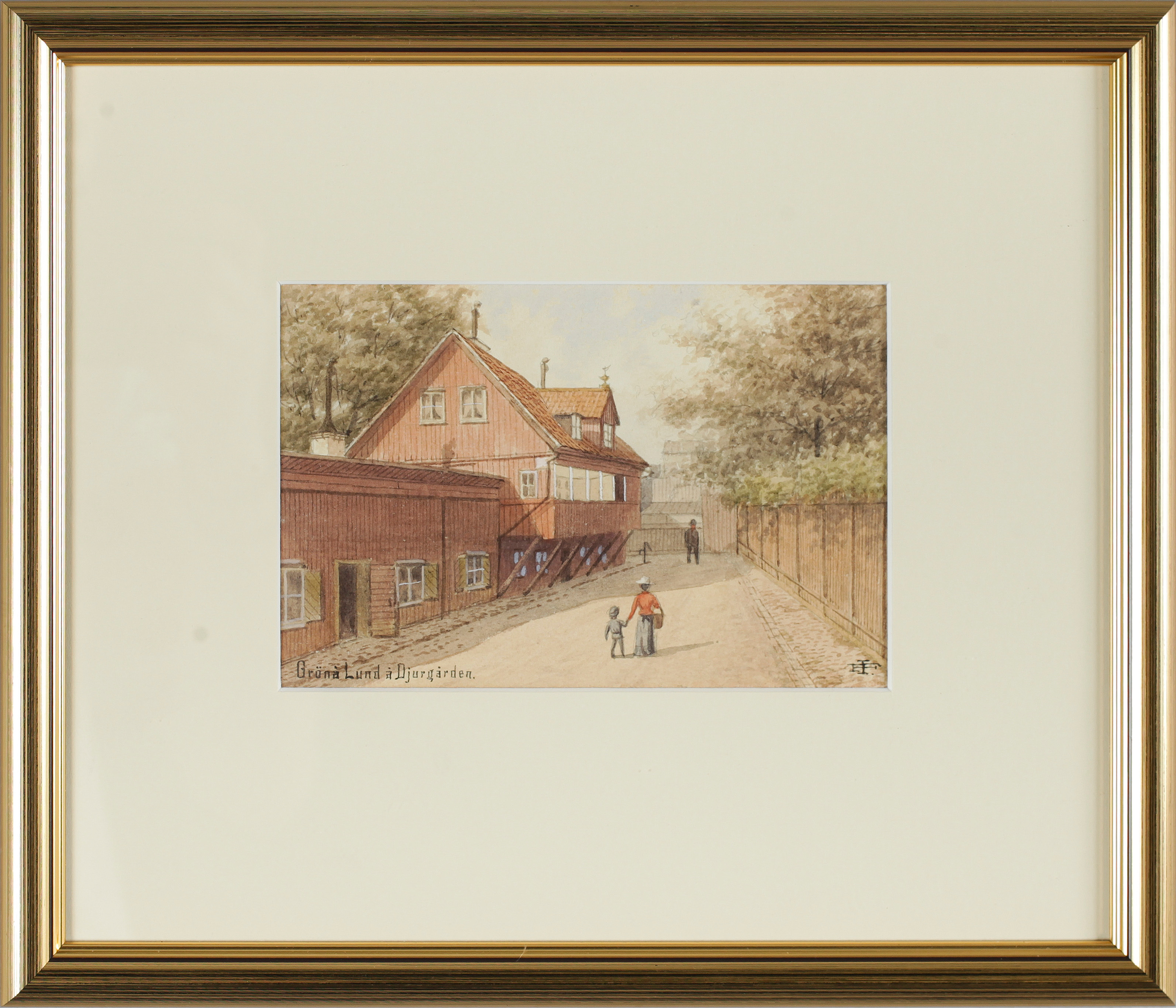 FREDRIK ISBERG, akvarell, monogramsignerad. - Bukowskis