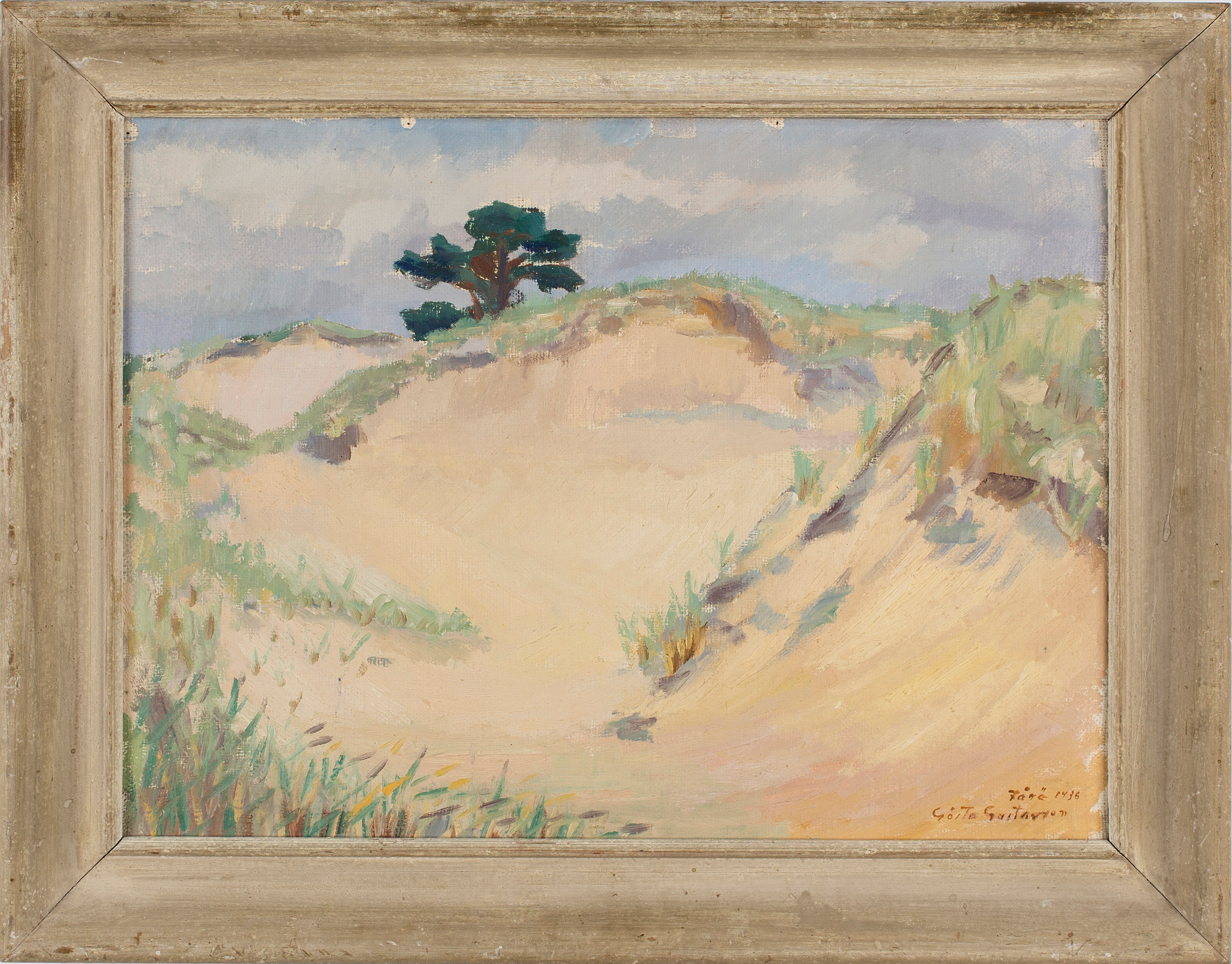 GÖSTA GUSTAVSON, Olja på duk, signerad och daterad Fårö 1936. - Bukowskis