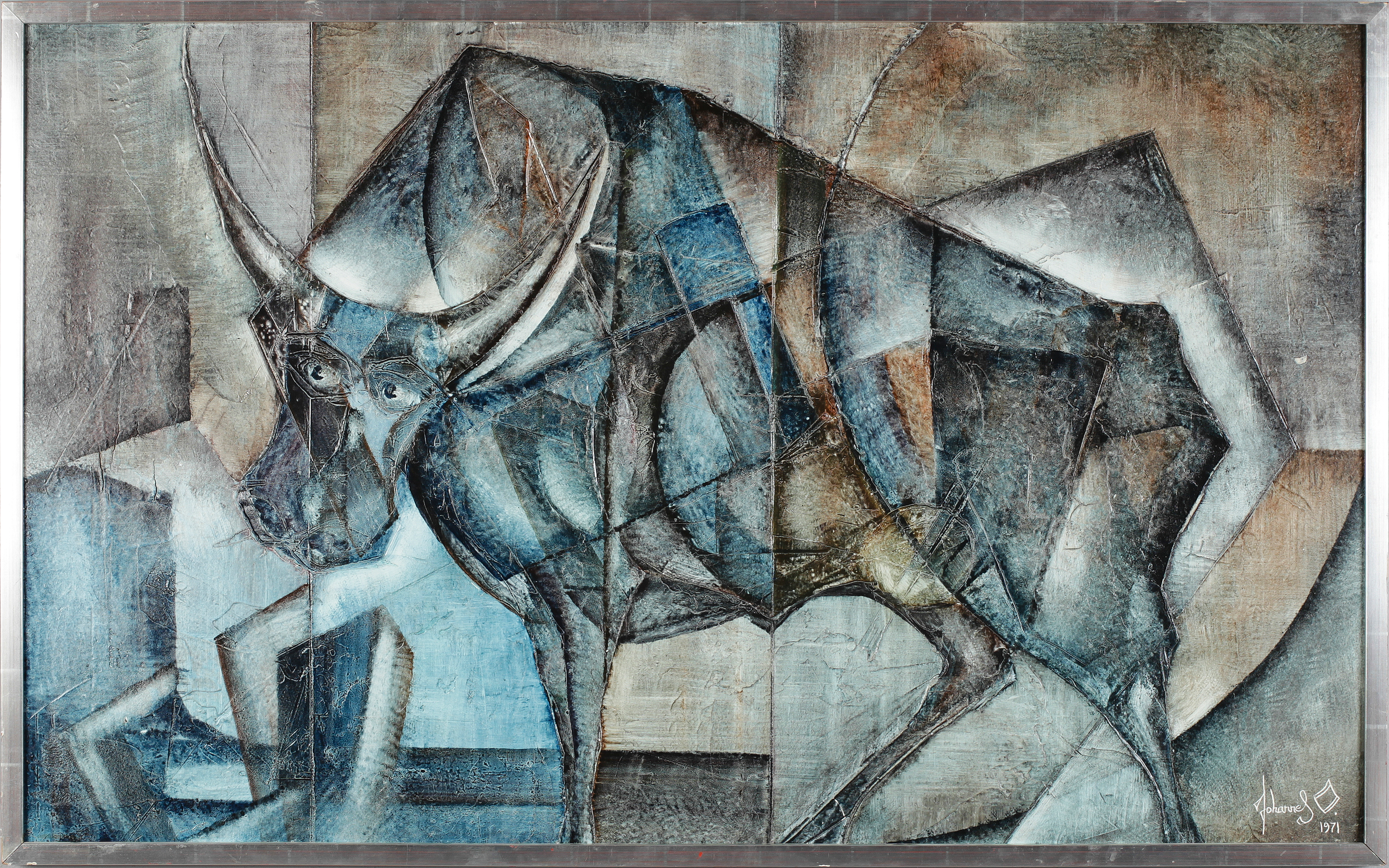 JOHANNES OLSSON, olja på pannå, signerad och daterad 1971. - Bukowskis