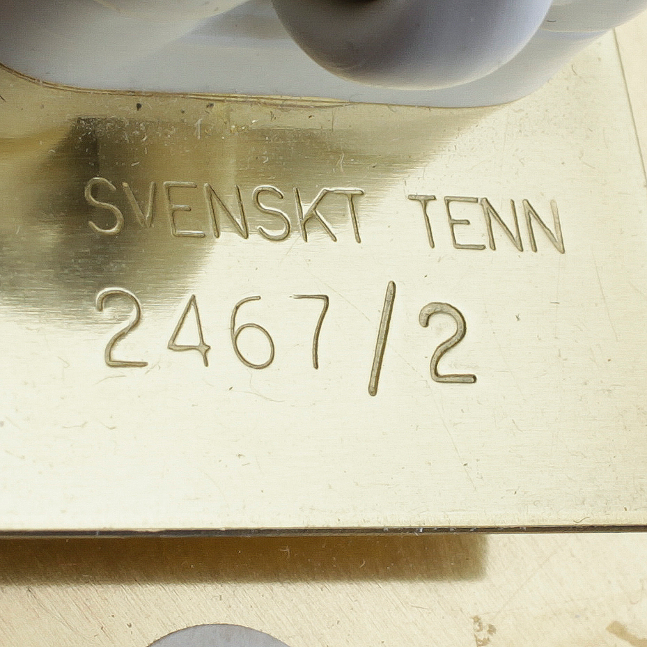BORDSLAMPA, mässing, modell 2467/2, Josef Frank, Firma Svenskt Tenn ...