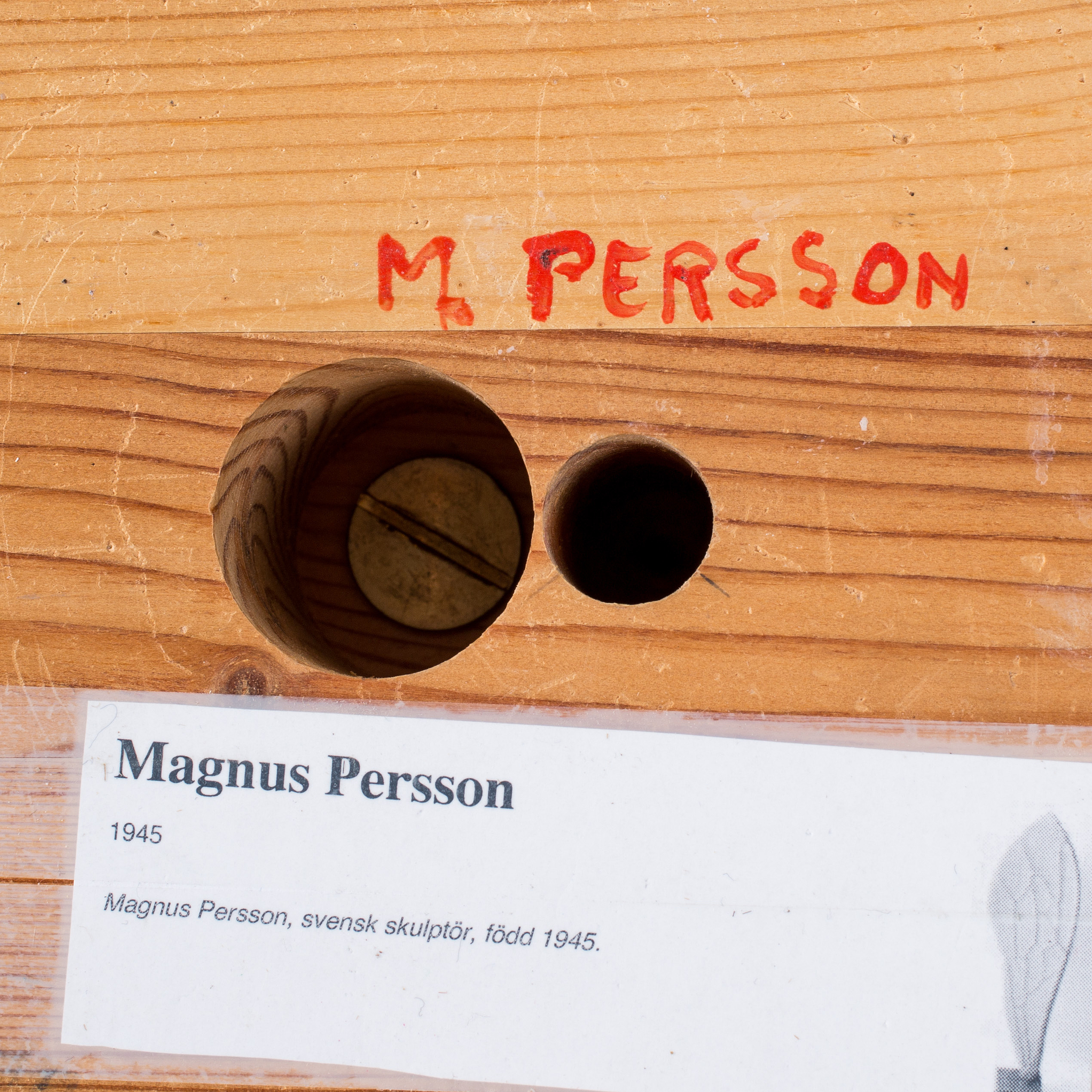 MAGNUS PERSSON, skulptur, signerad. - Bukowskis