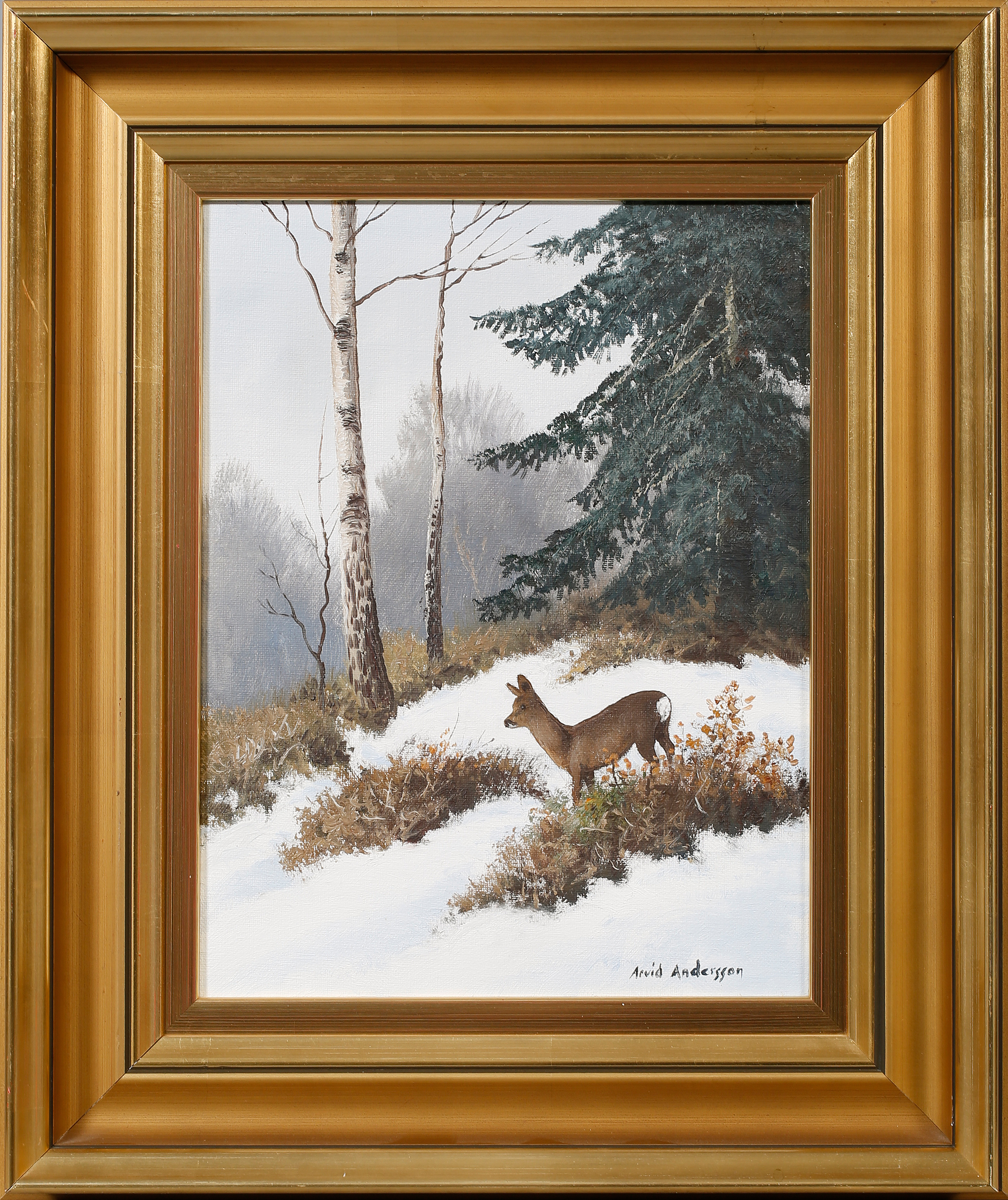 ARVID ANDERSSON, olja på duk, signerad. - Bukowskis