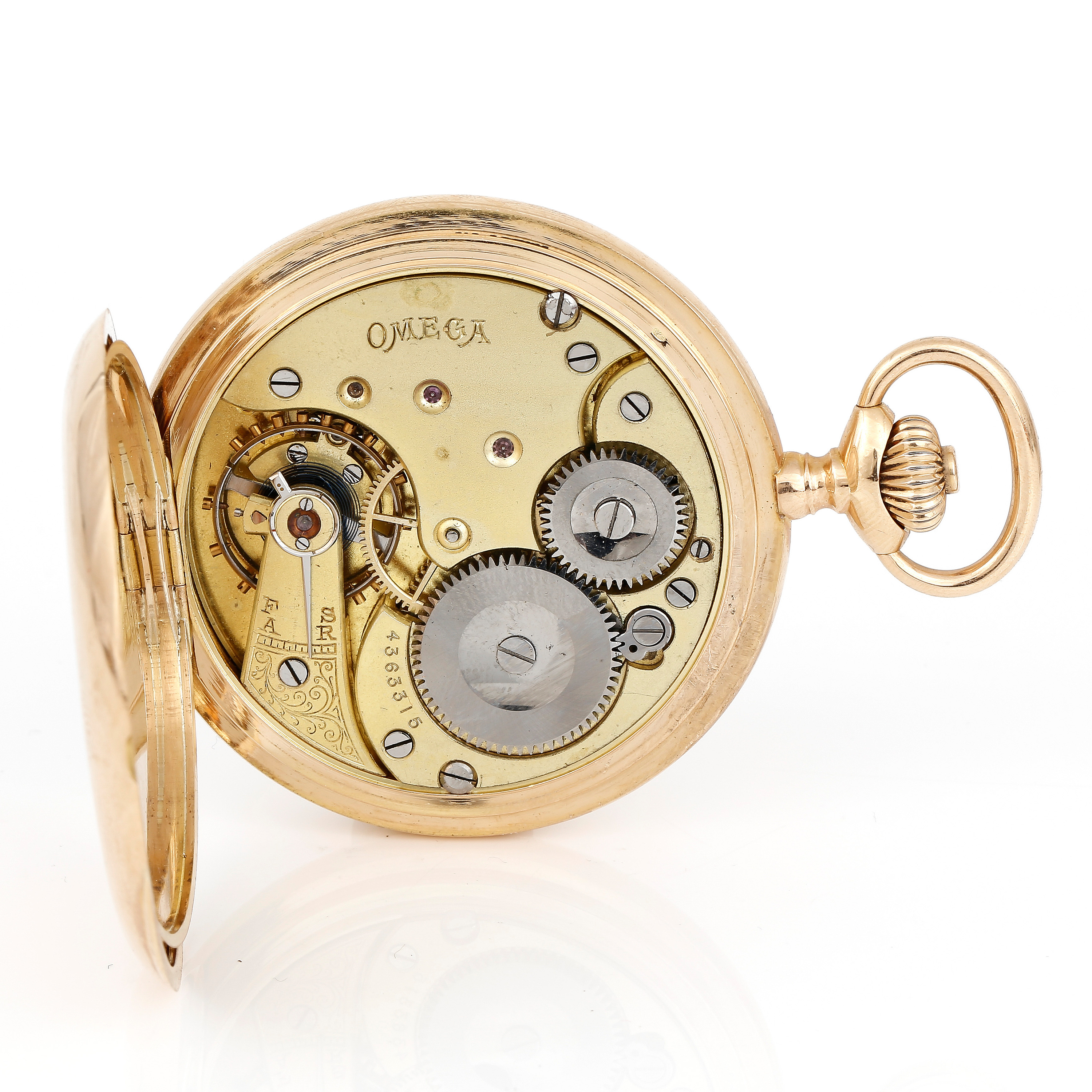 FICKUR, 18k guld, Omega, tot vikt ca 108,1 gram. - Bukowskis