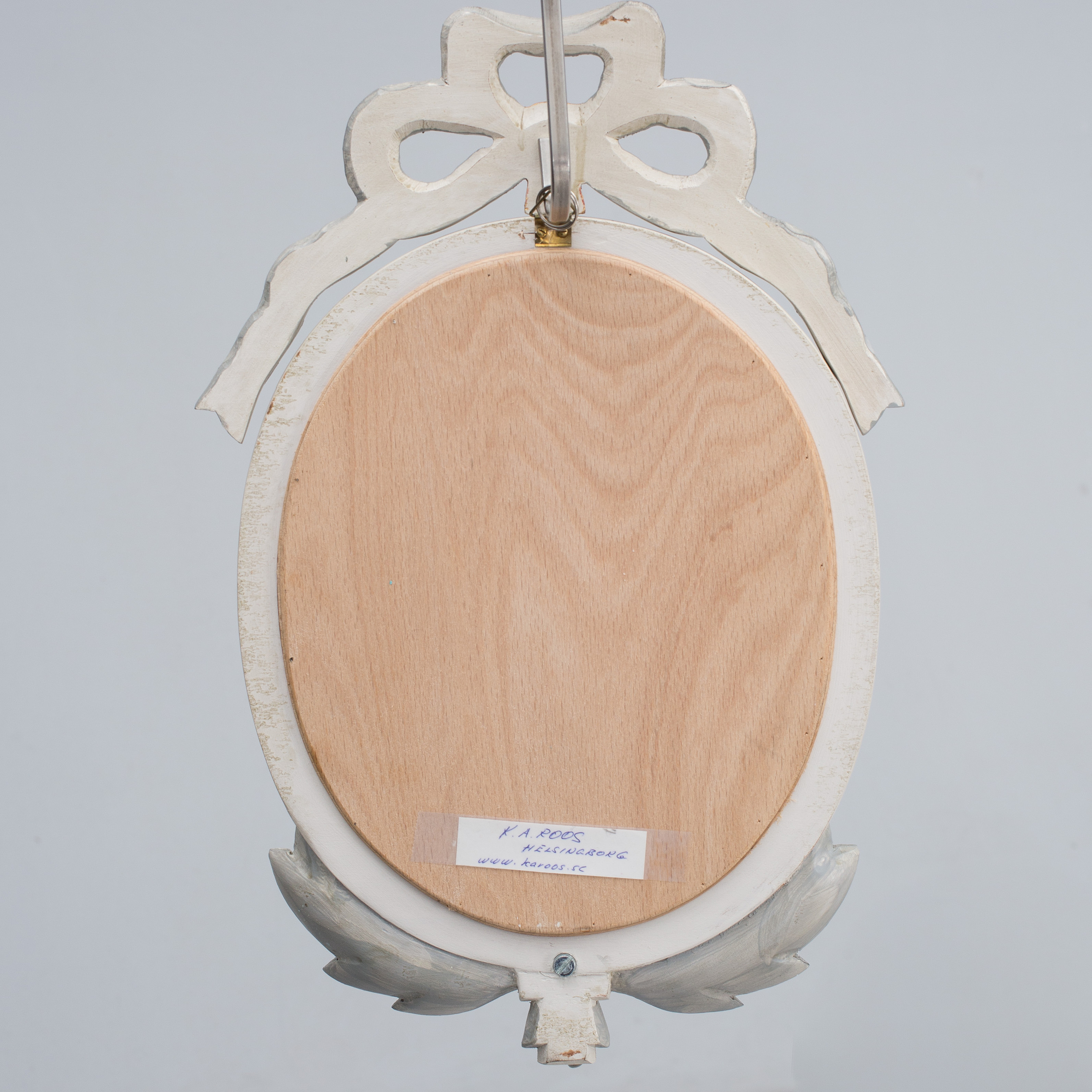 VÄGGLAMPETTER, ett par, gustaviansk stil. K.A. Roos, Helsingborg, 1900 ...