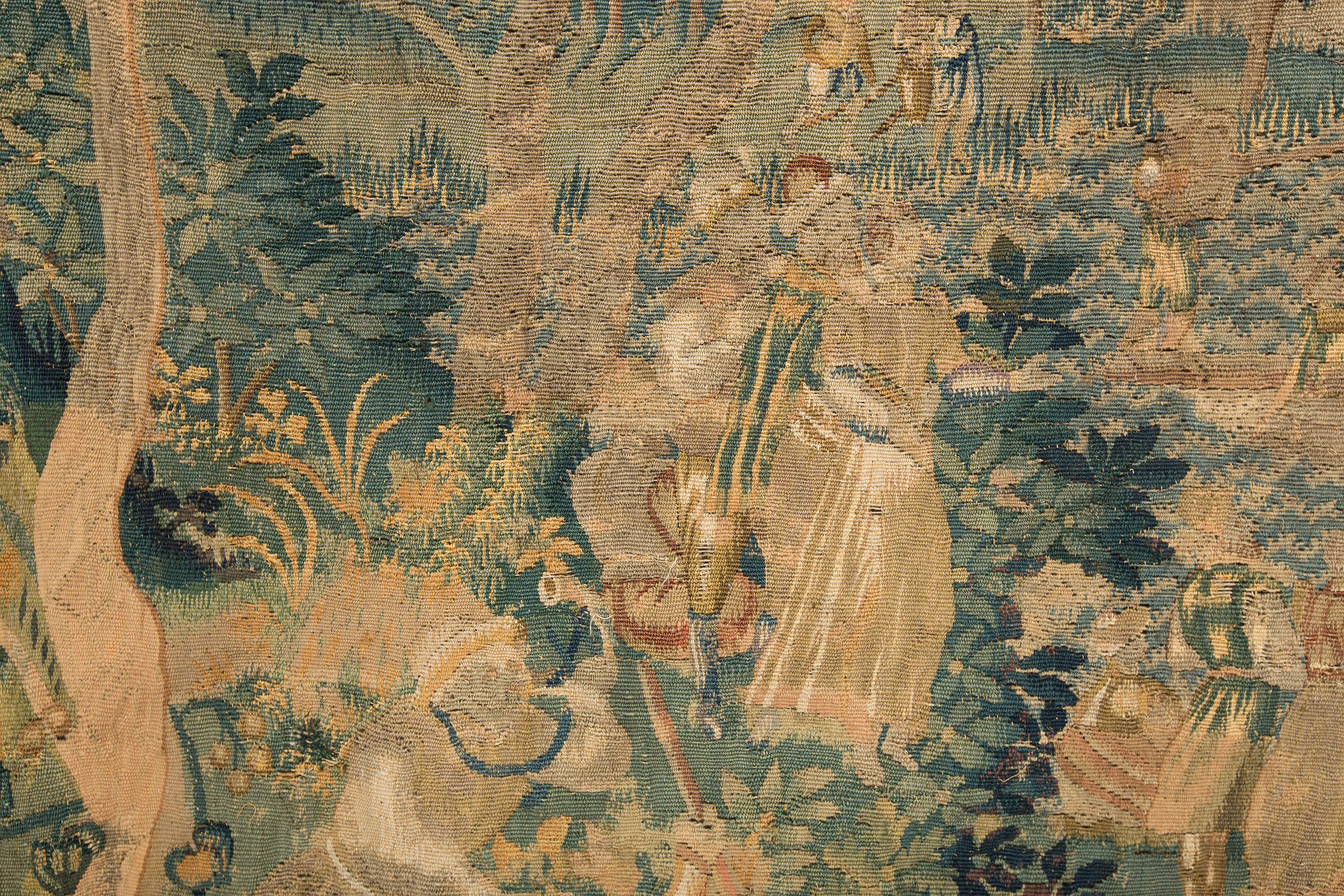 TAPESTRY, tapestry weave, probably Flanders, 17th century. Ca 217 x 271 ...