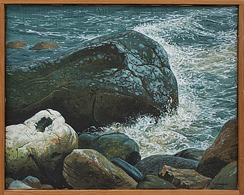 GÖSTA CALMEYER, olja på duk, signerad. - Bukowskis