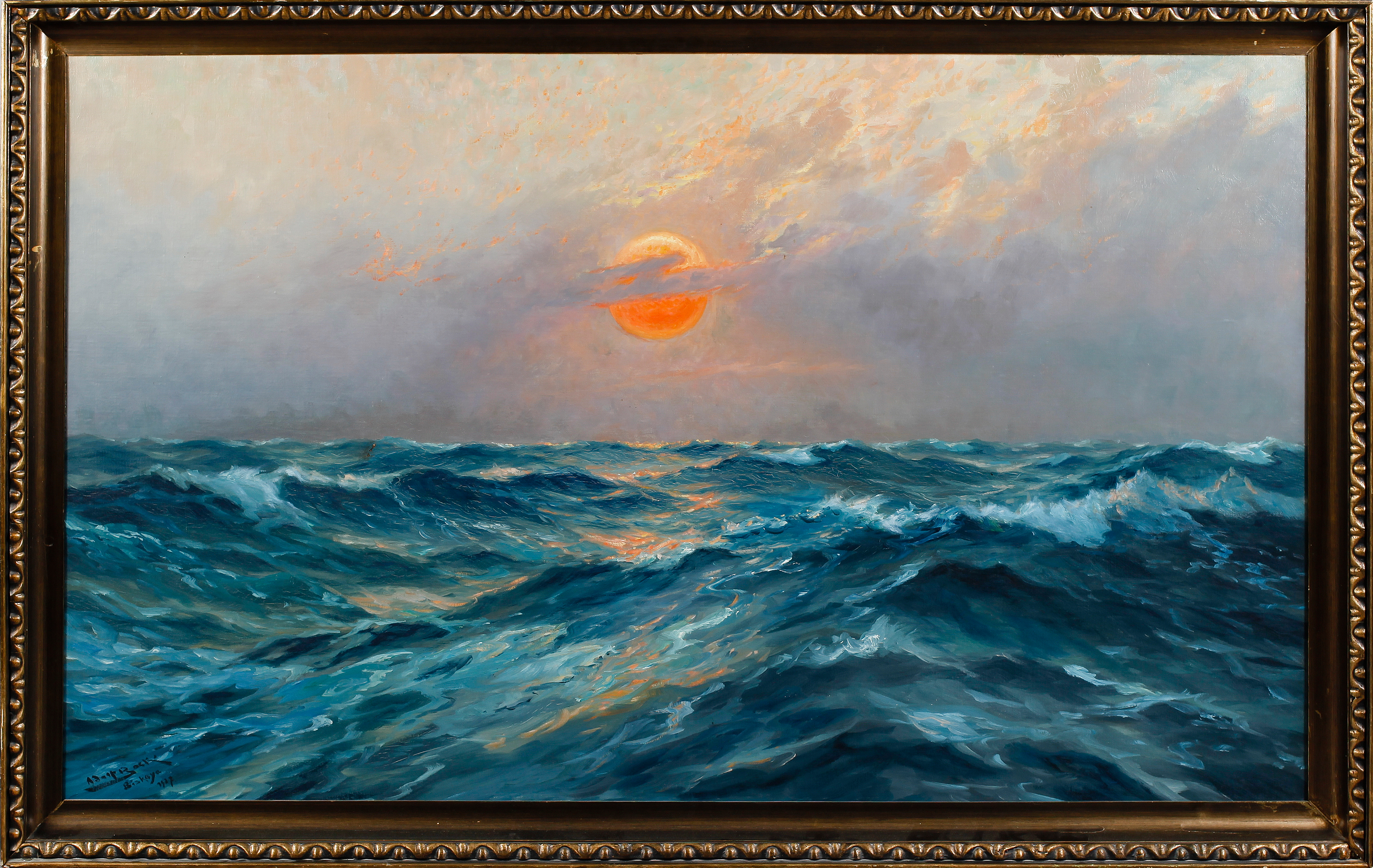 ADOLF BOCK, olja på duk, signerad och daterad 1927. - Bukowskis