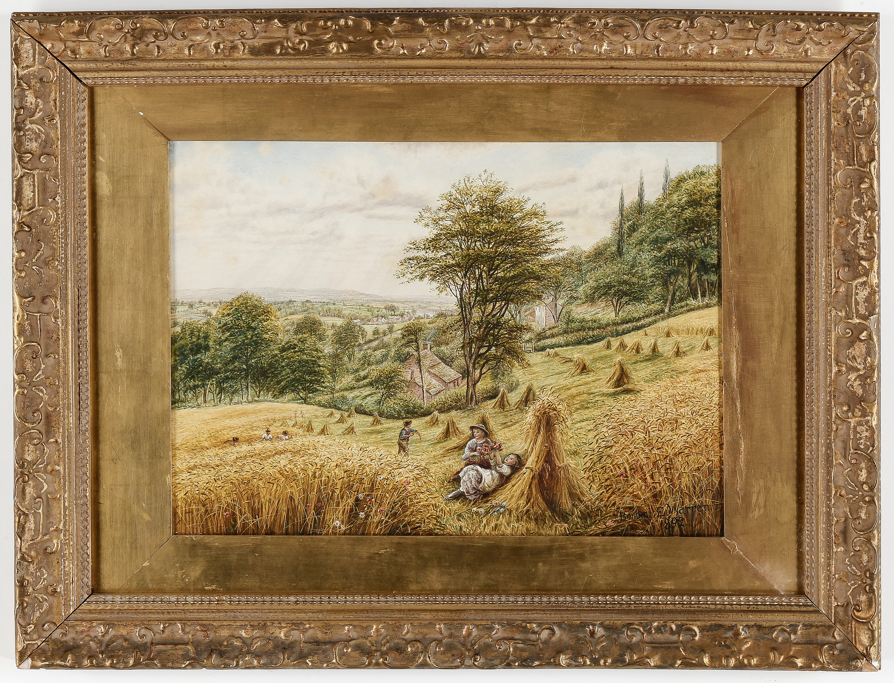 BONOMI EDWARD WARREN, akvarell, signerad och daterad 1892. - Bukowskis