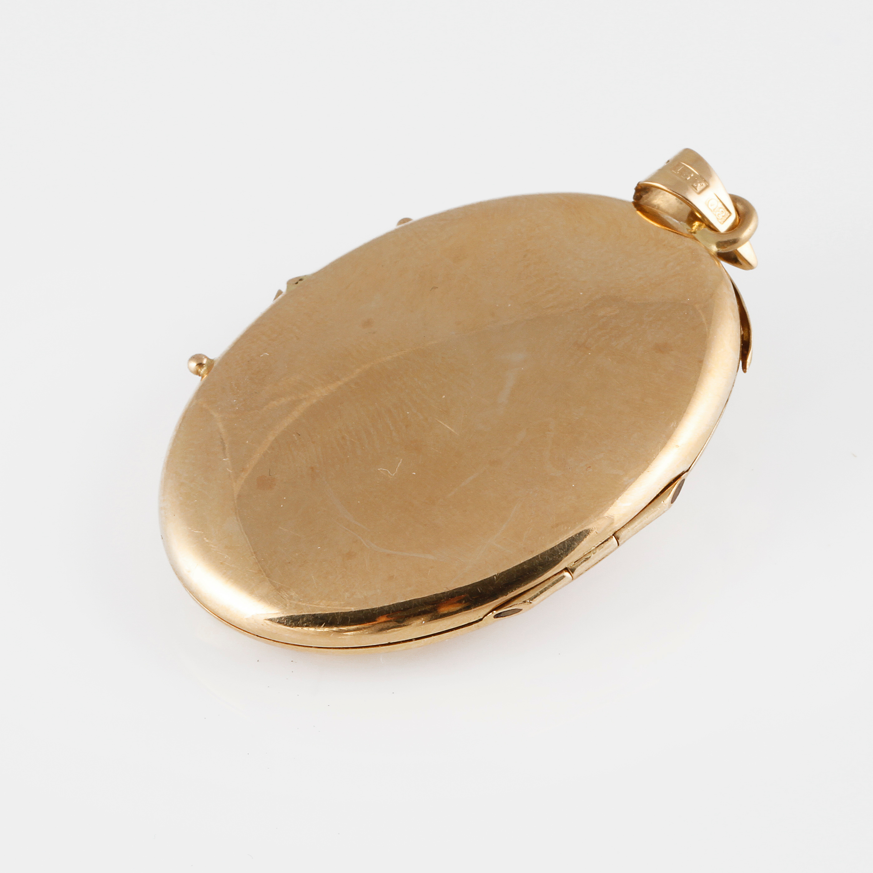 HÄNGE/BERLOCK 18K guld, Gustav Dahlgren & Co, Malmö, 1822. Vikt 9,5 ...