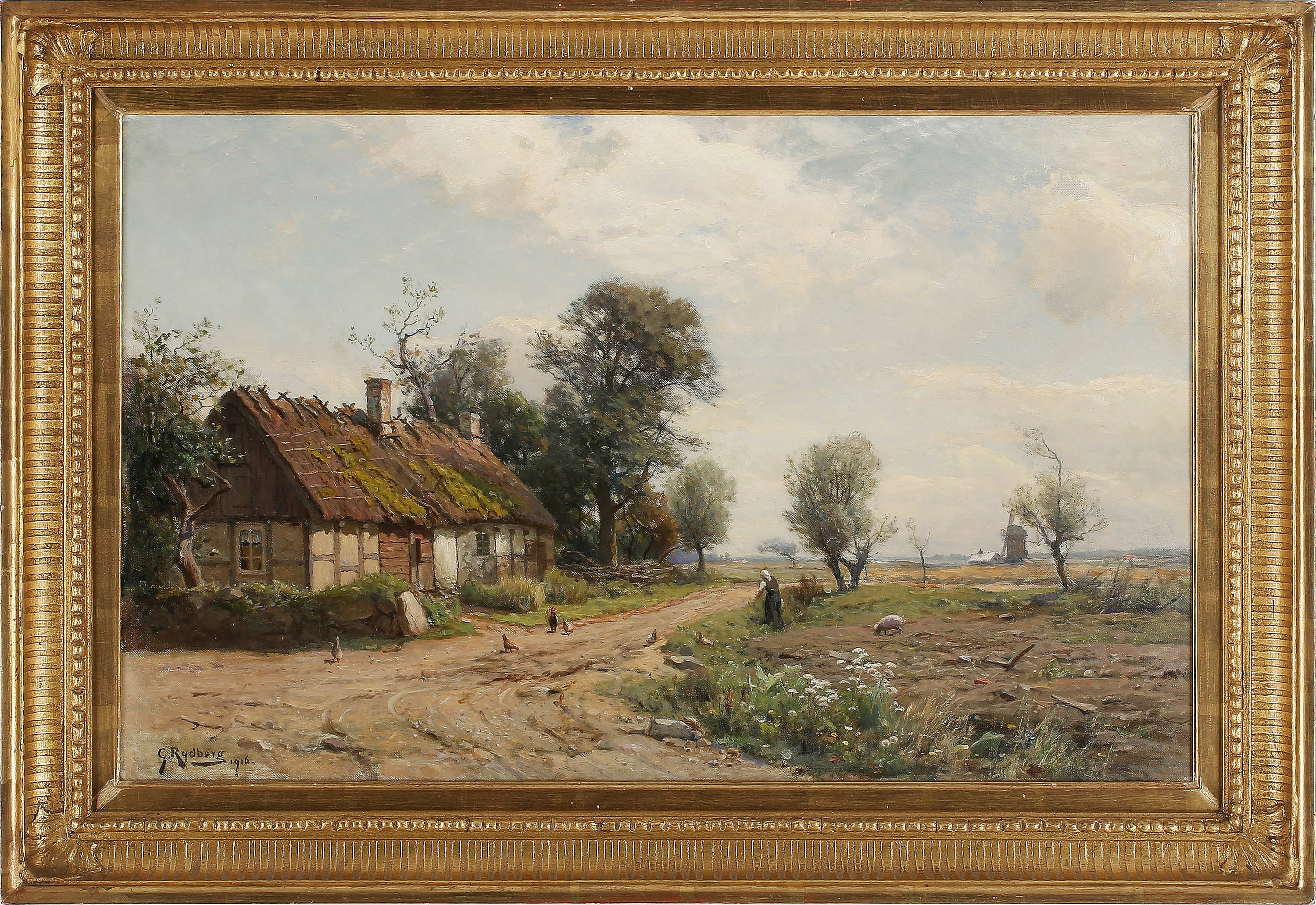 GUSTAF RYDBERG, olja på duk, signerad och daterad 1916. - Bukowskis