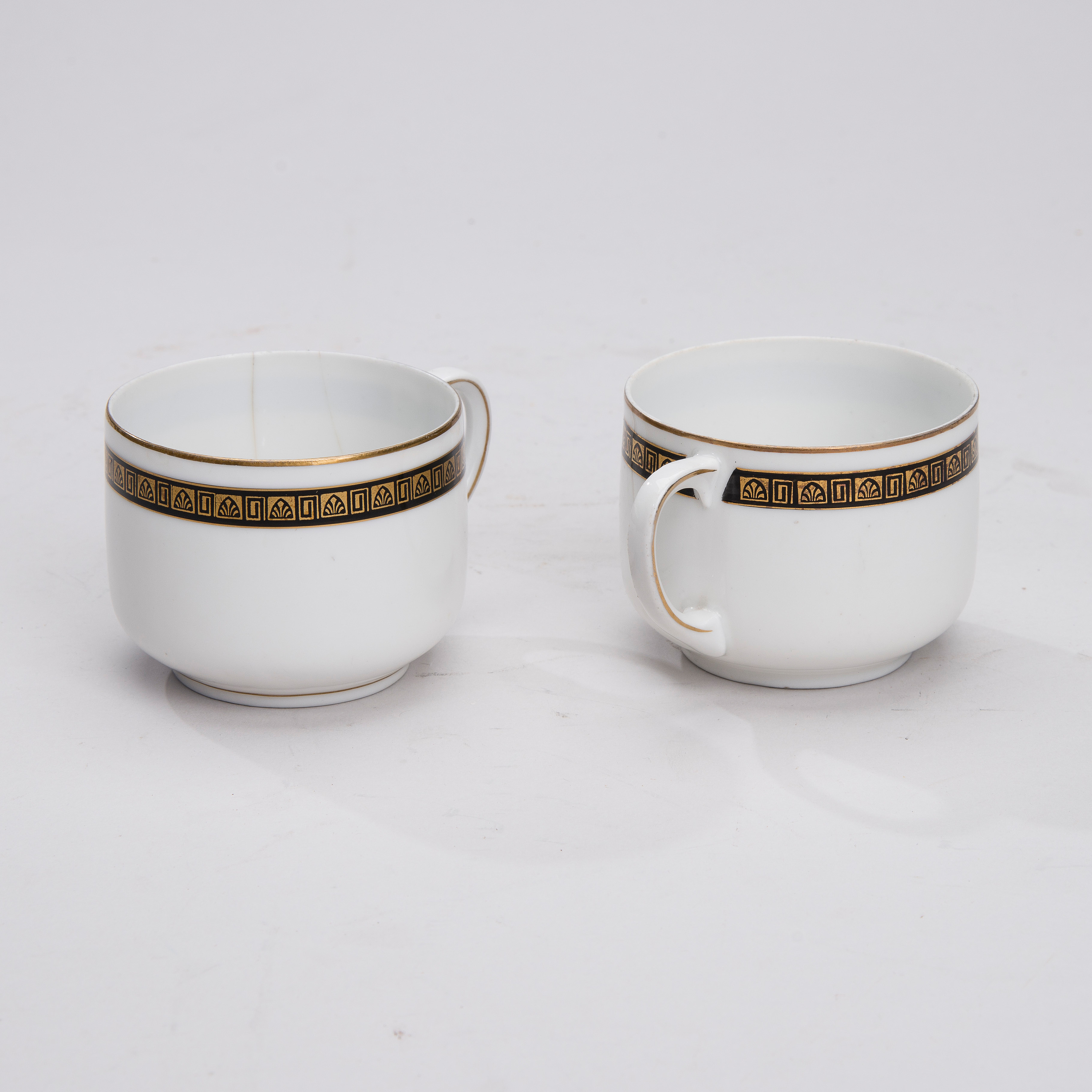 MATSERVIS, 73 delar, porslin, art déco, Felda Porzellan, Tyskland 1908 ...