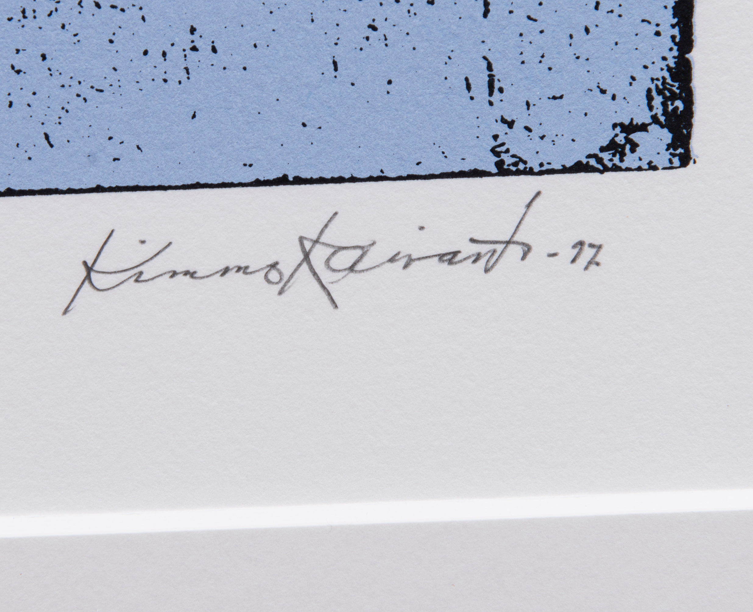 KIMMO KAIVANTO, serigrafi, signerad, daterad -97 och numrerad 40/75 ...