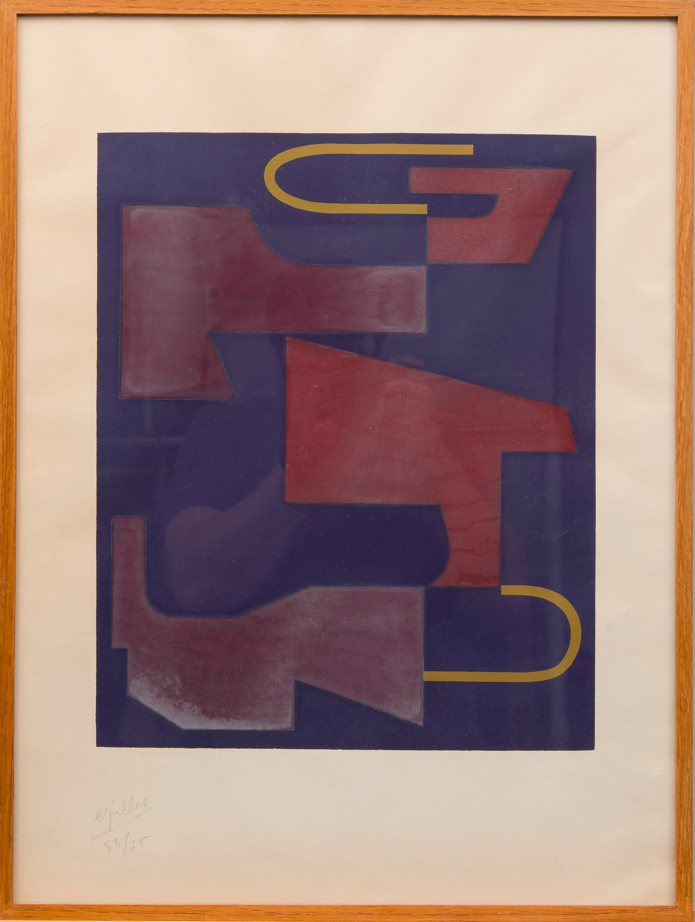 EDGARD PILLET, serigrafi, signerad och numrerad 53/75. - Bukowskis