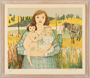 ERLING ENGER, färglitografi, signerad och numrerad 238/350. - Bukowskis