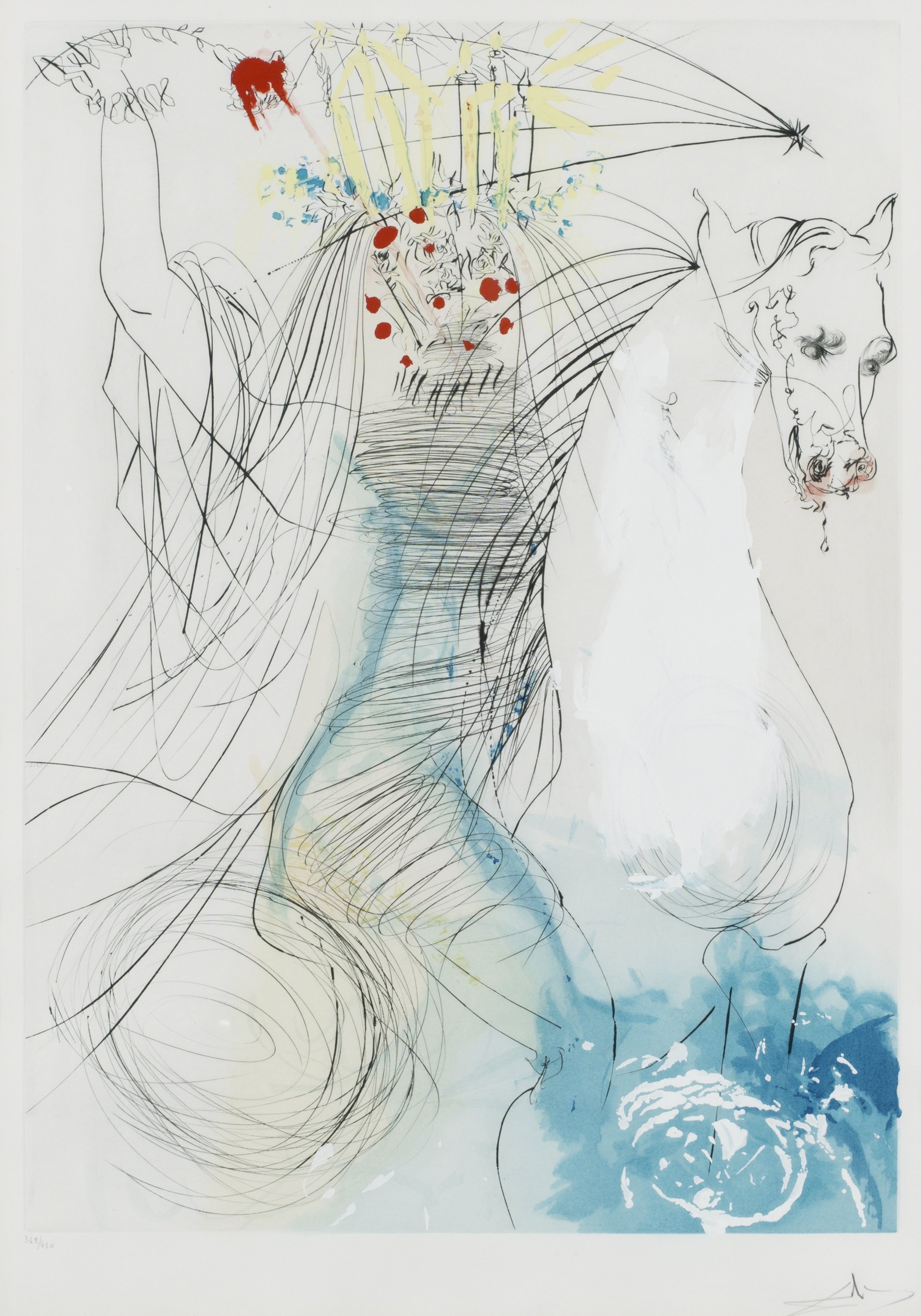 Salvador Dalí, "Sankta Lucia (Le triomphe de la lumière)". - Bukowskis