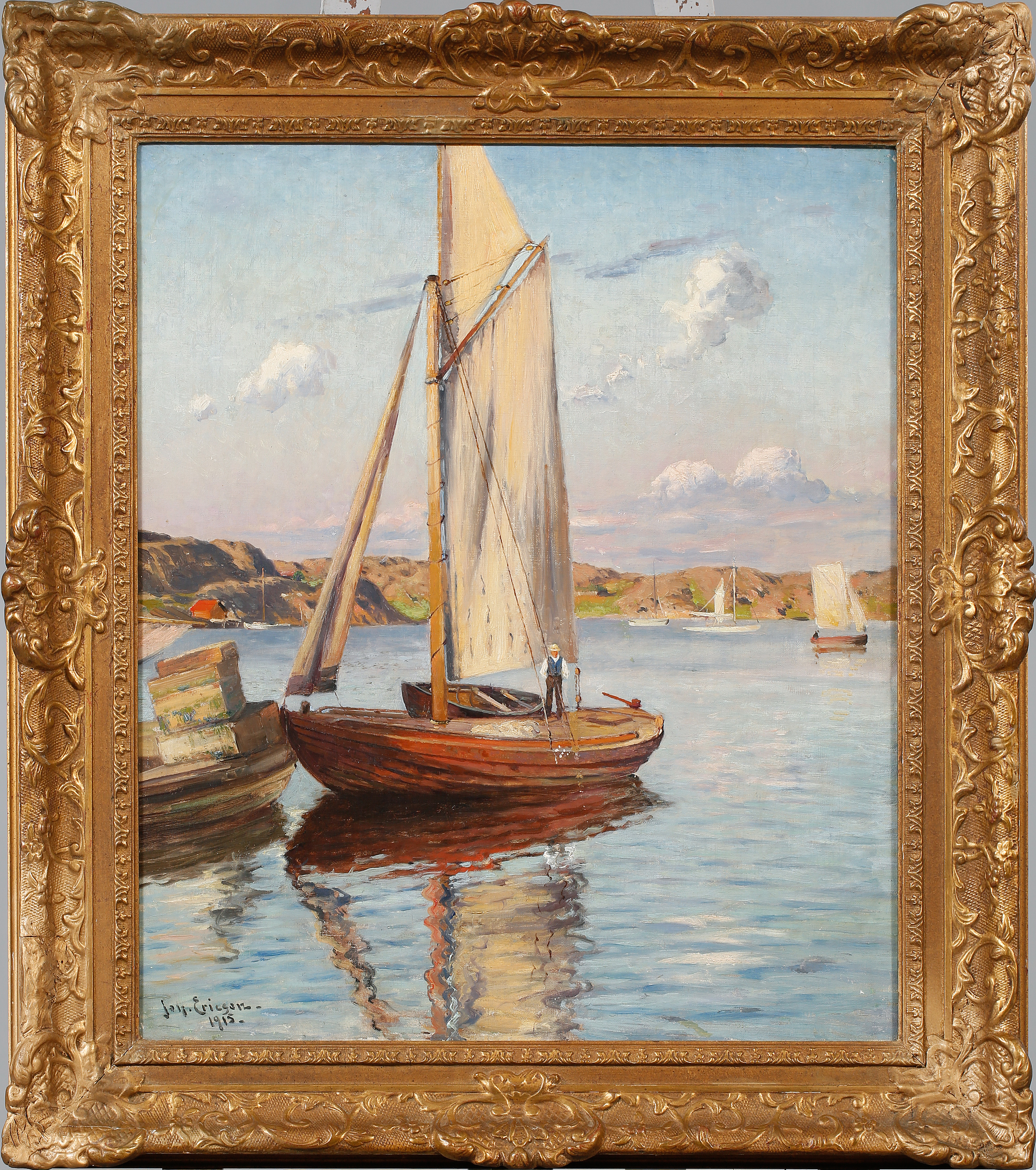 JOHAN ERICSON, olja på duk, signerad och daterad 1915. - Bukowskis