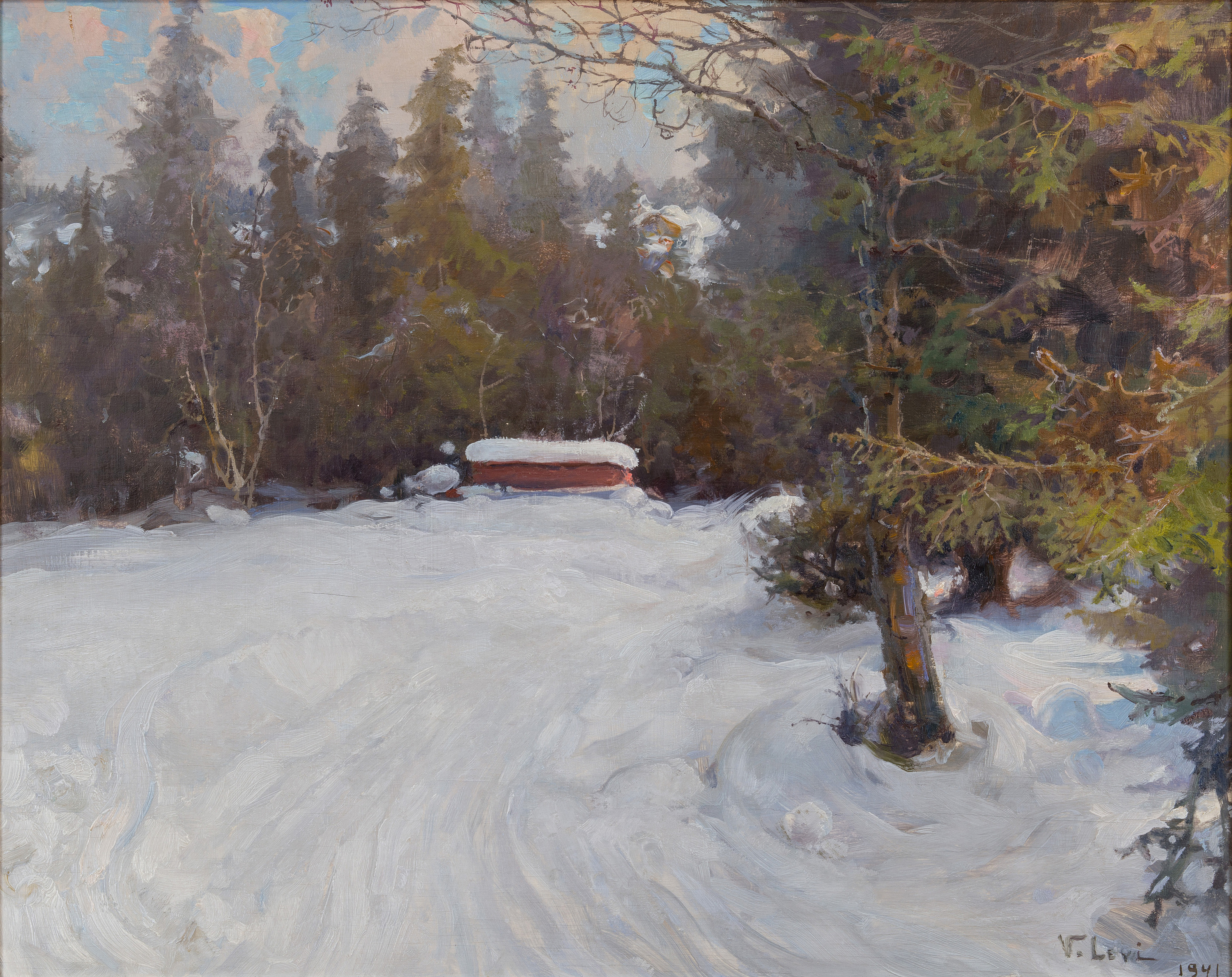 VASILI LEVI, TALVITUNNELMA. - Bukowskis