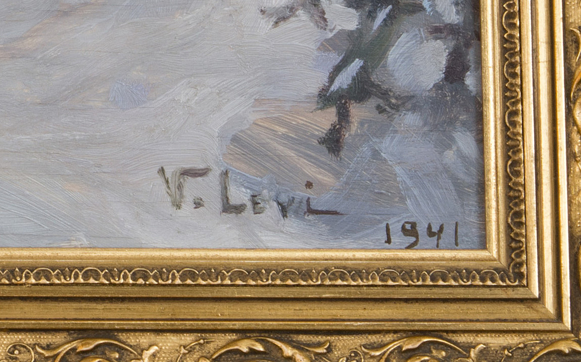 VASILI LEVI, WINTER MOOD. - Bukowskis