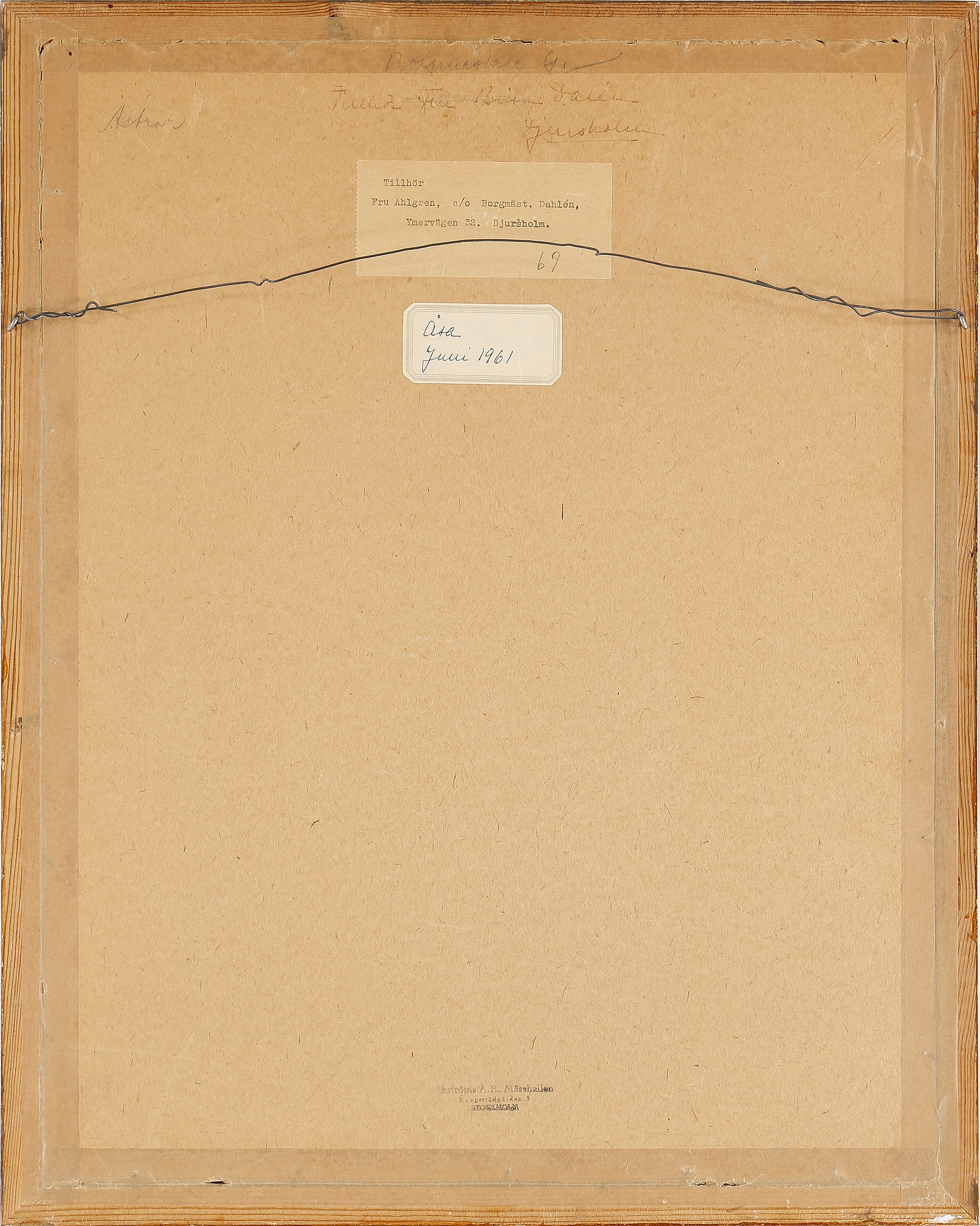 JOHN STEN, akvarell, signerad och daterad 1915. - Bukowskis