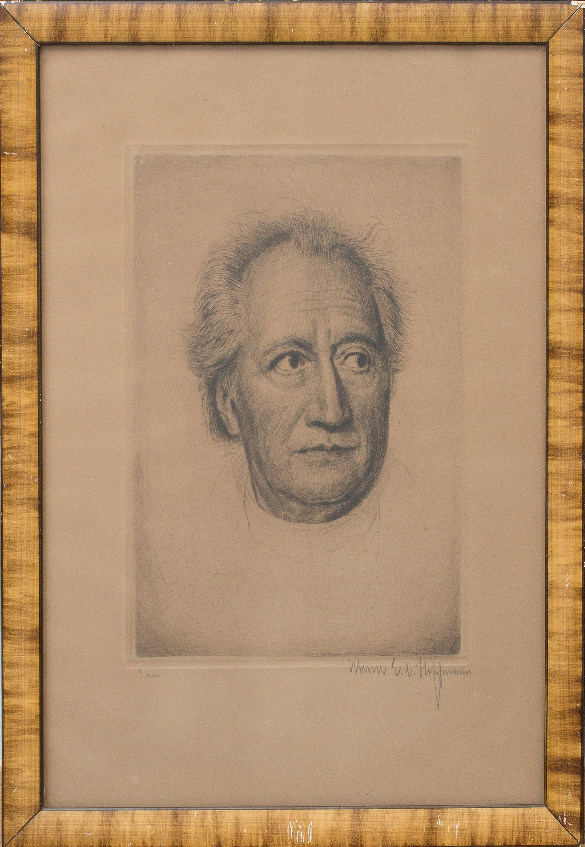 WERNER E. A. HOFFMANN, etsning, signerad och numrerad 2/200. - Bukowskis