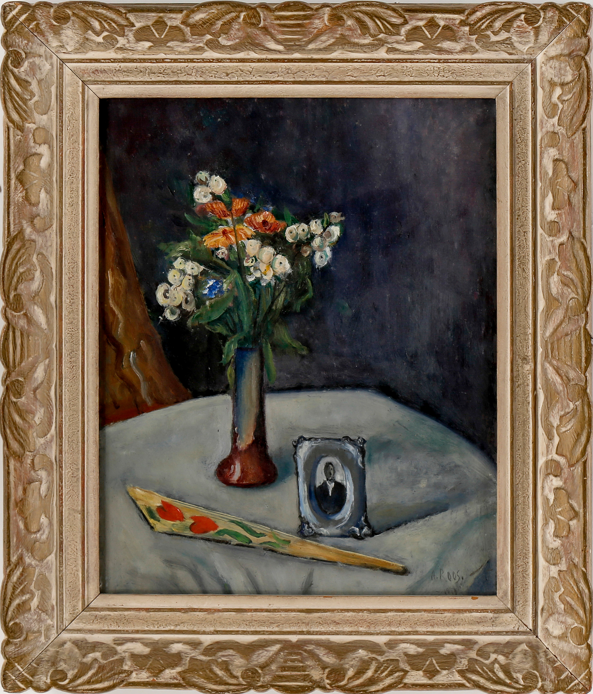 ALEXANDER ROOS, olja på pannå, signerad samt daterad 1919. - Bukowskis