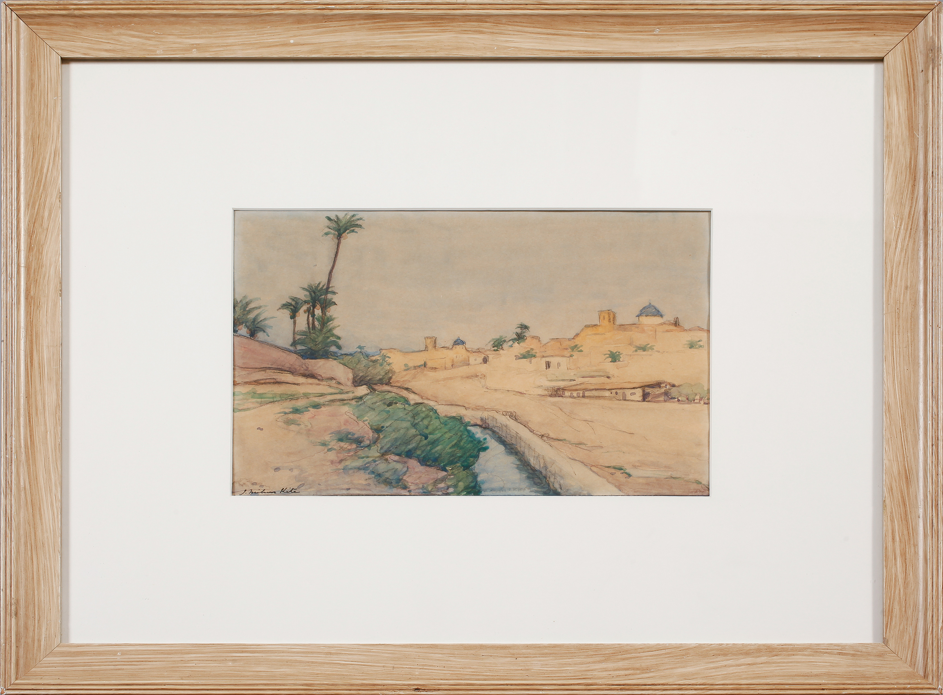 JOSEPH MILNER-KITE, akvarell, signerad. - Bukowskis