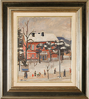 EMIL DANIELSSON, olja på duk, monogramsignerad. - Bukowskis