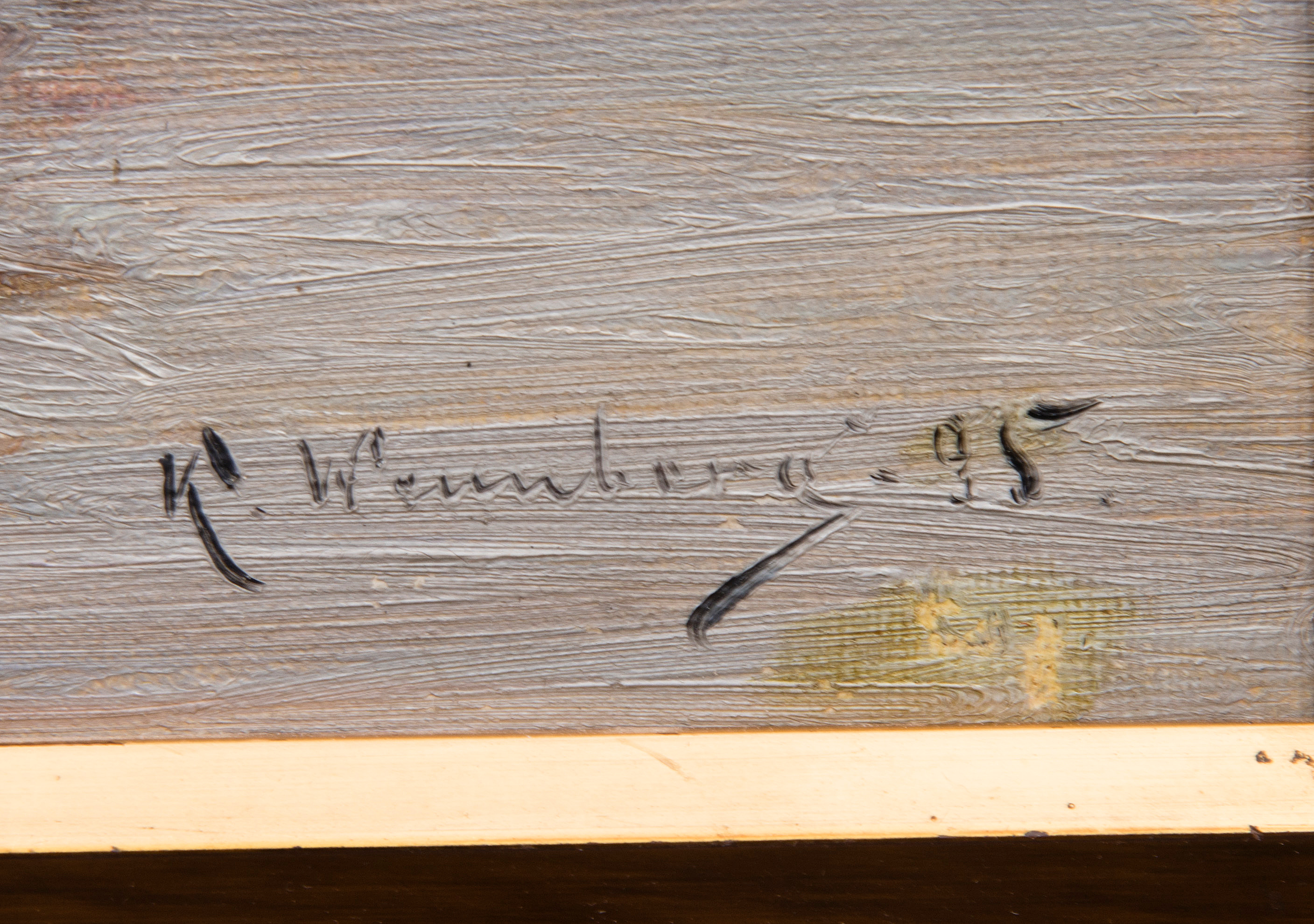 KARL WENNBERG, olja på duk, signerad och daterad -95. - Bukowskis