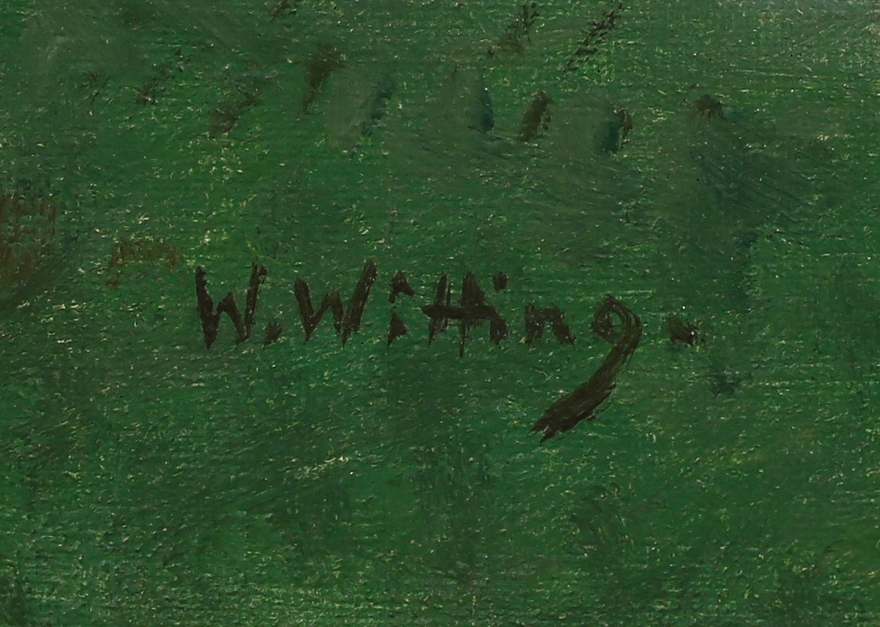 WALTER WITTING, olja på duk, signerad. - Bukowskis