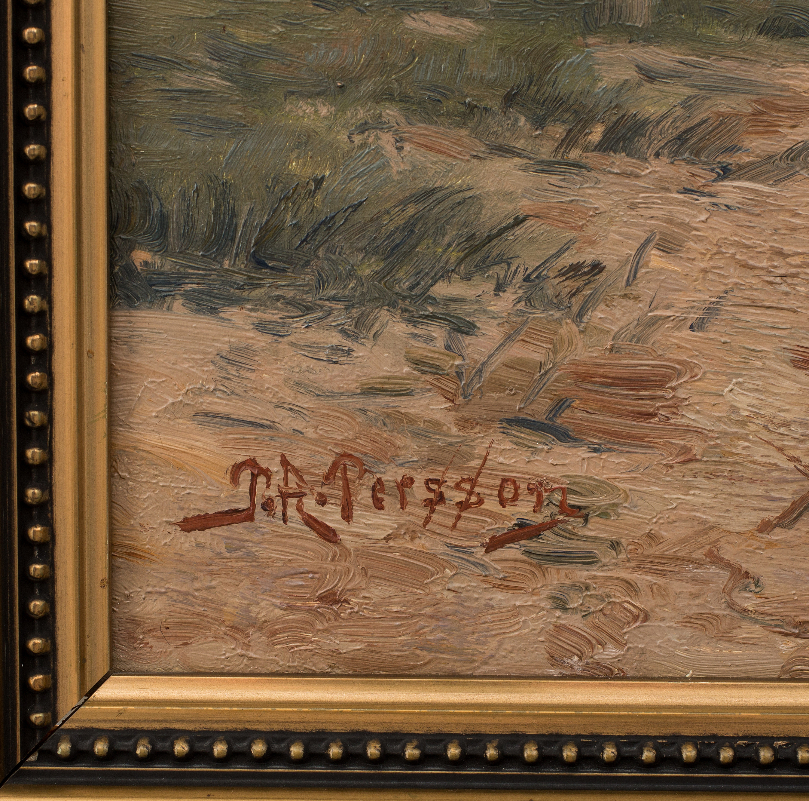 P A PERSSON, olja på duk, signerad. - Bukowskis