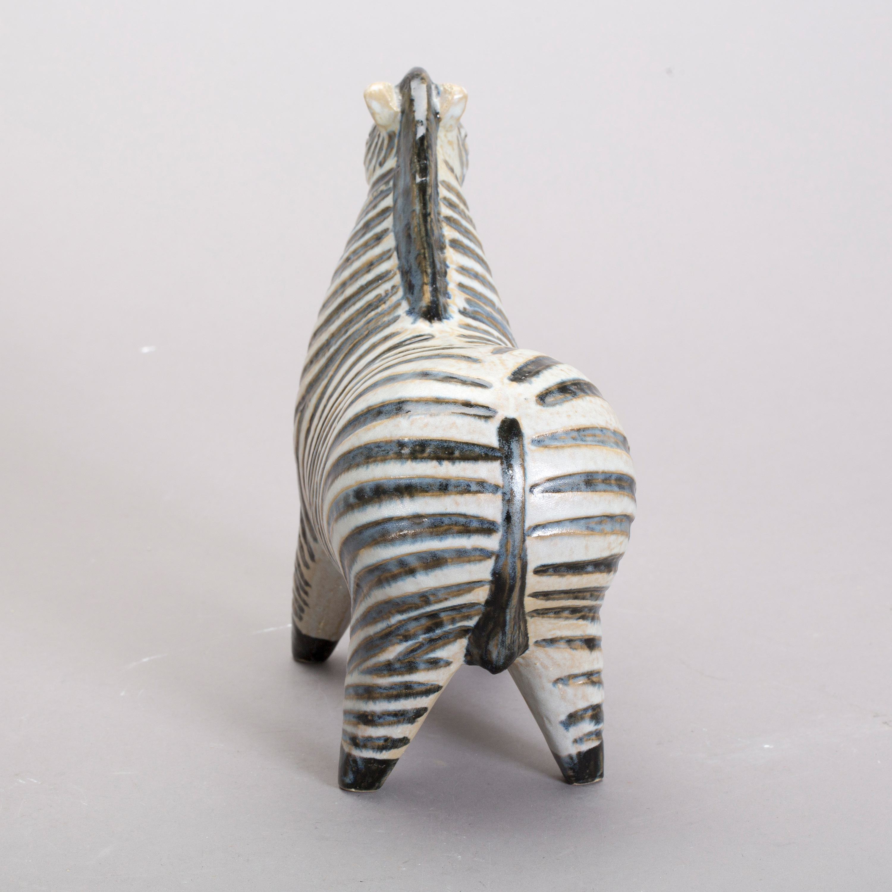 FIGURIN, Lisa Larson, Zebra ur serien "Stora Zoo", stengods ...