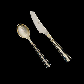 ATERIMIA, hopeaa, 13+6, "Margit" Holger Rasmussen, Hopeatehdas oy ...