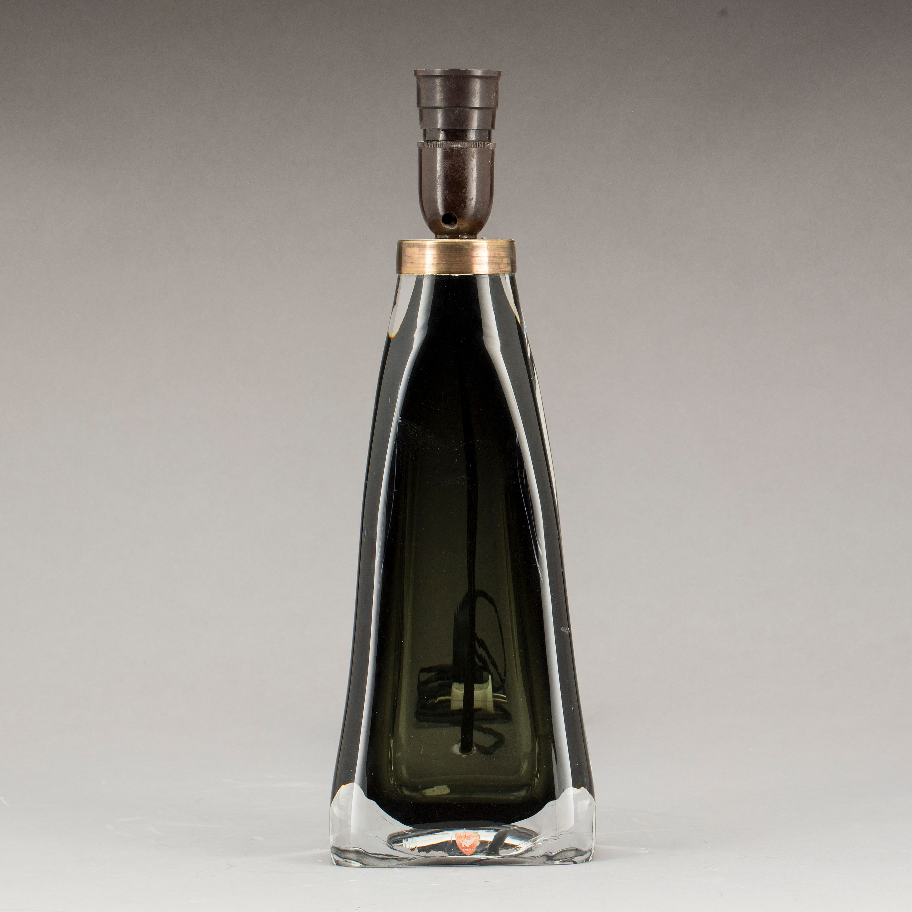BORDSLAMPA, glas, Carl Fagerlund, Orrefors. - Bukowskis
