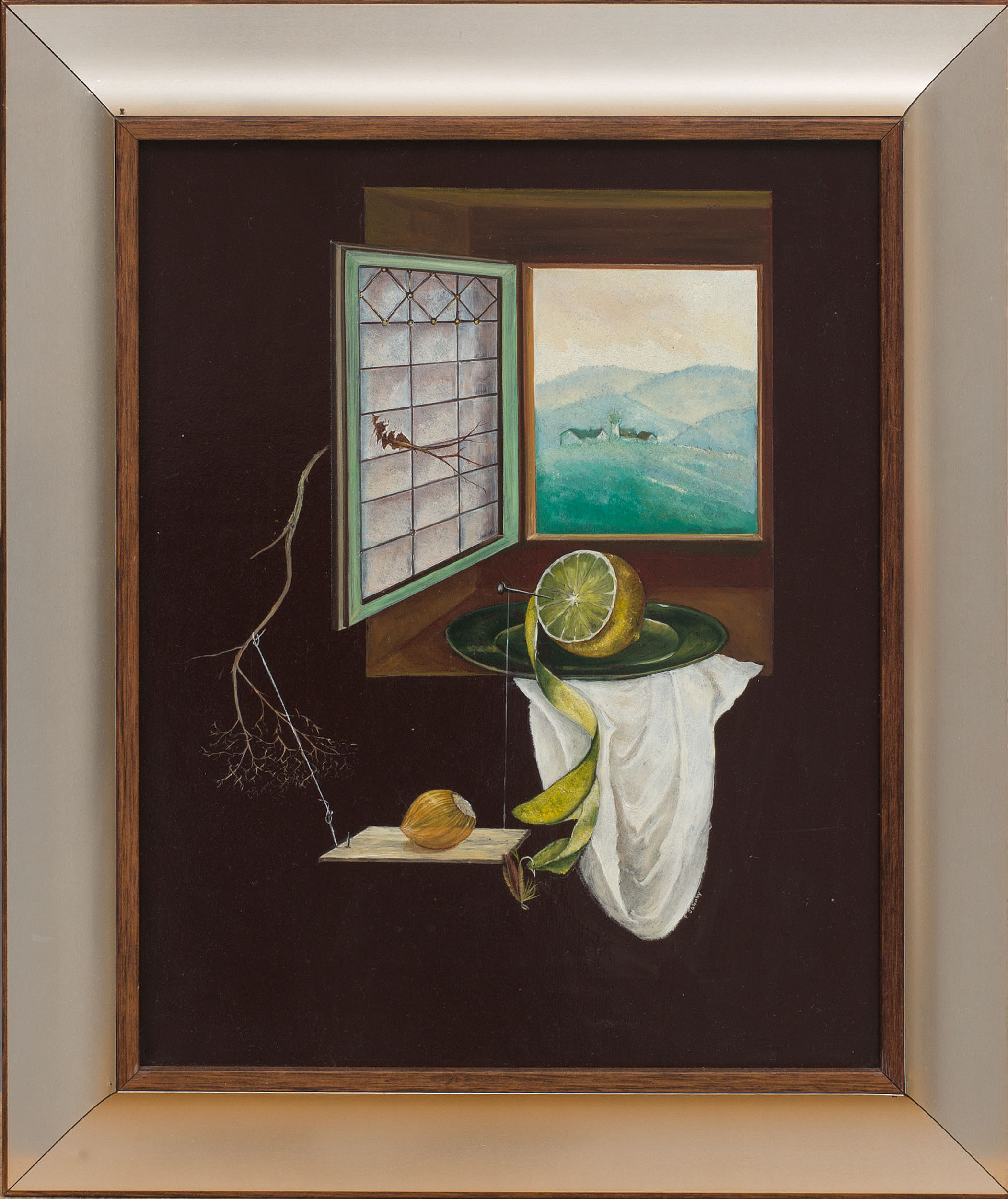 PETER JAKOBY, olja på pannå. Signerad. - Bukowskis